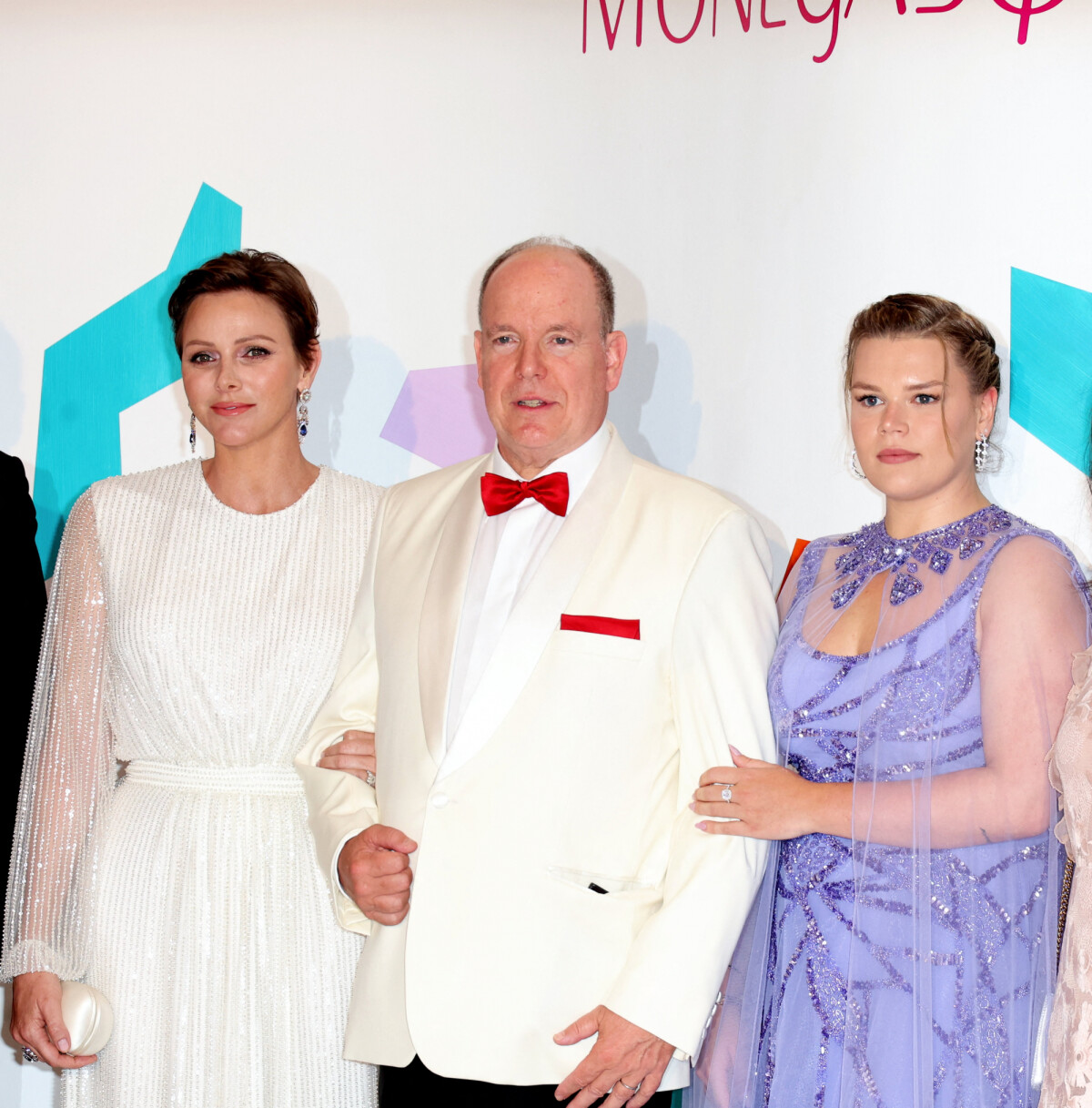 Photo : Tous étaient très unis lors de l'événement. La princesse Charlène de Monaco, le prince ...