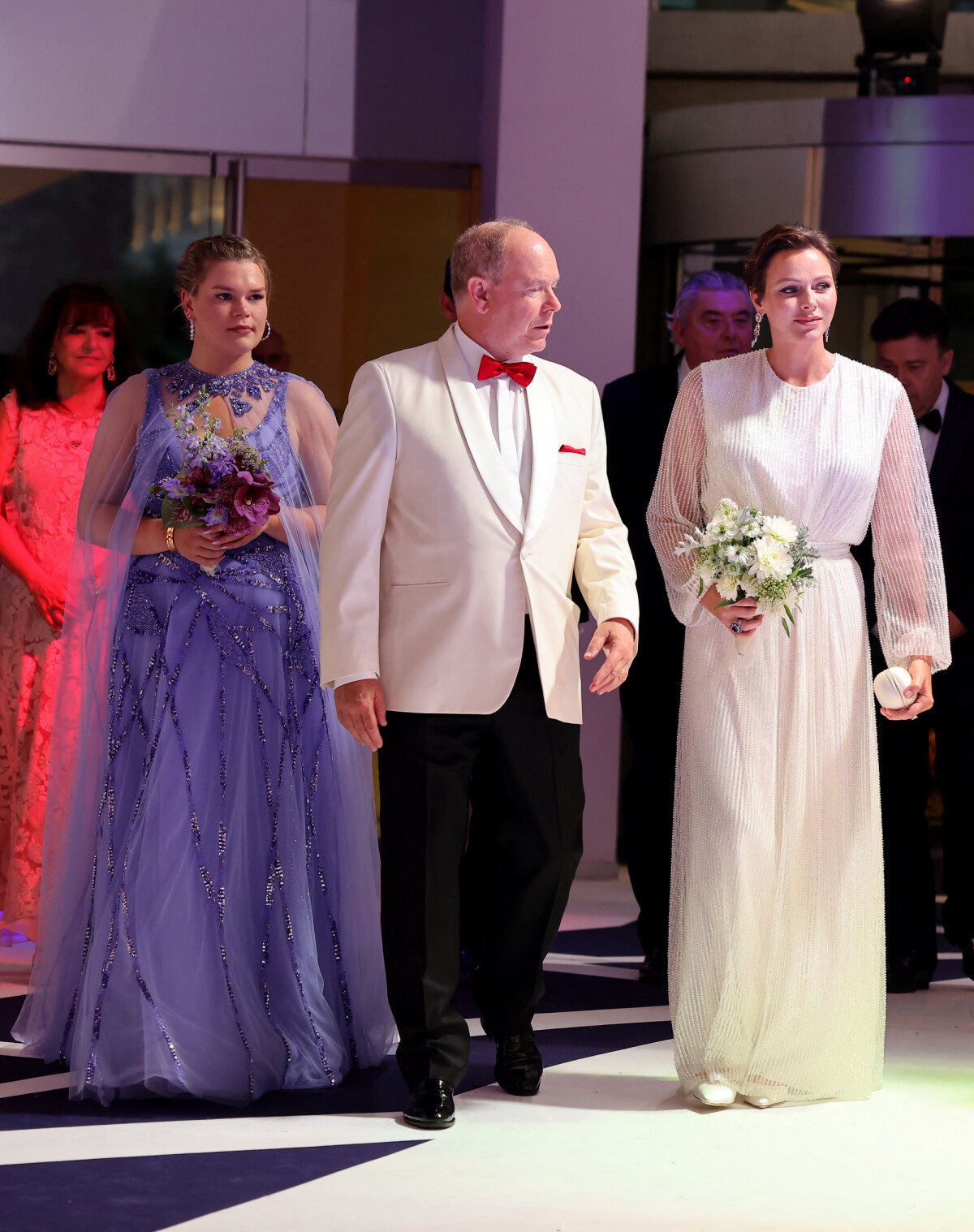 Photo : Camille Gottlieb, le prince Albert II de Monaco et la princesse ...
