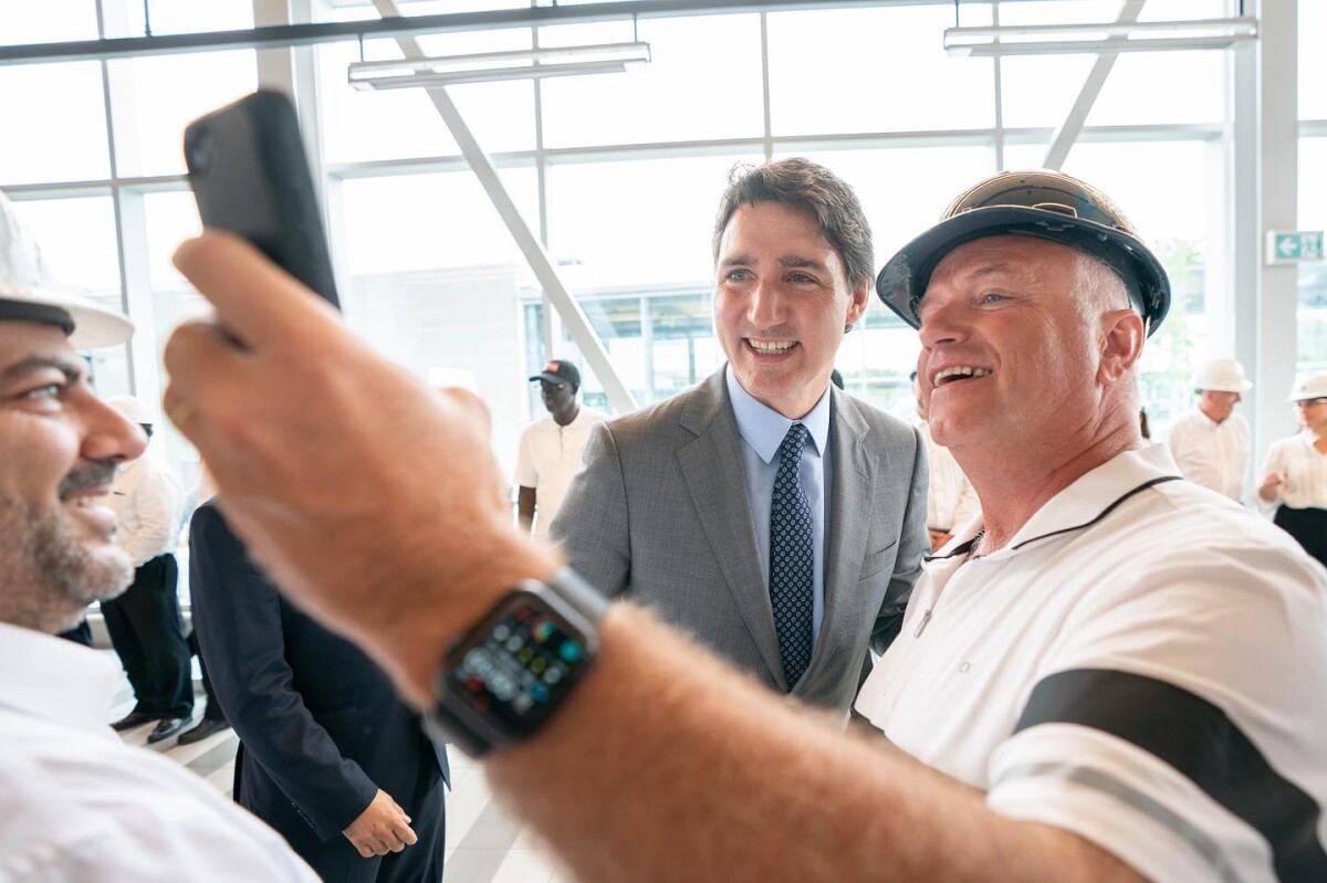 Photo : Justin Trudeau sur Instagram. Le 28 juillet 2023. - Purepeople
