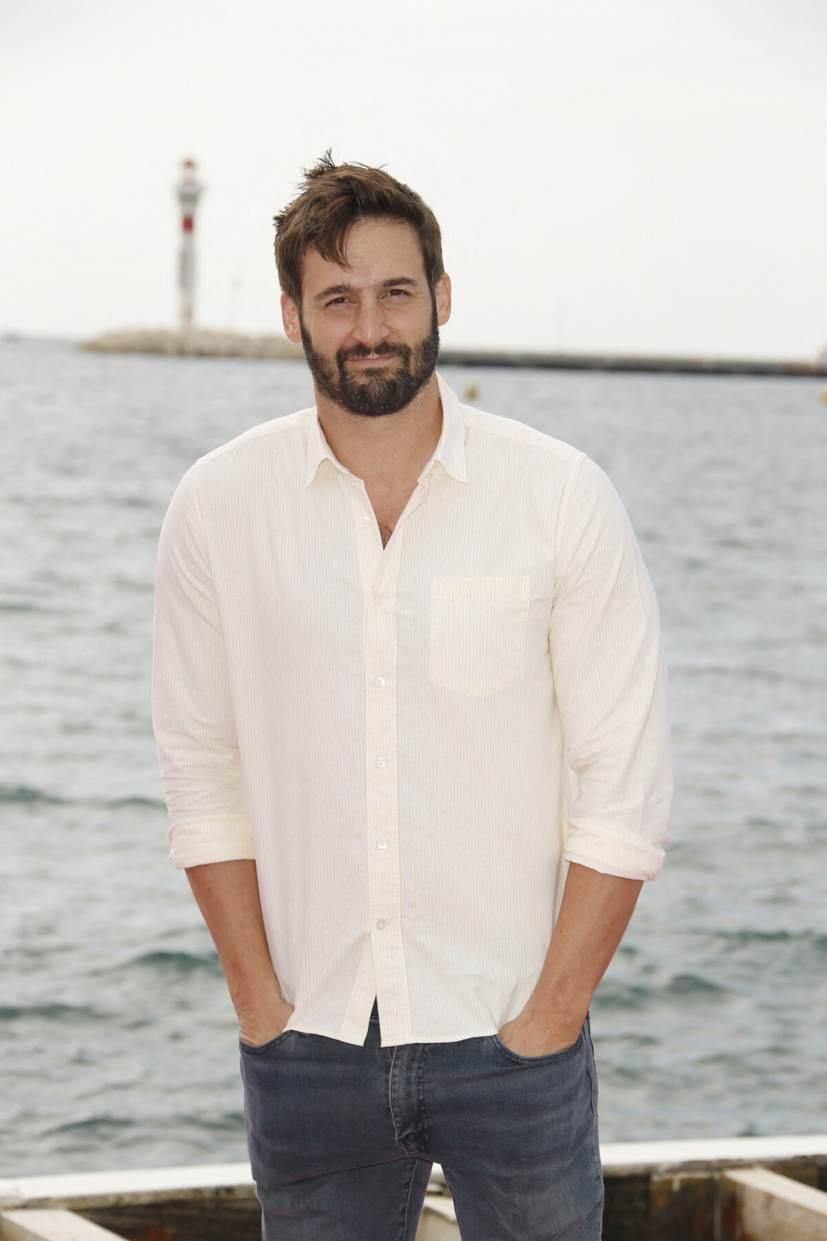 Photo : Guillaume Labbe Photocall sur le ponton de l'Hôtel Barrière Le ...