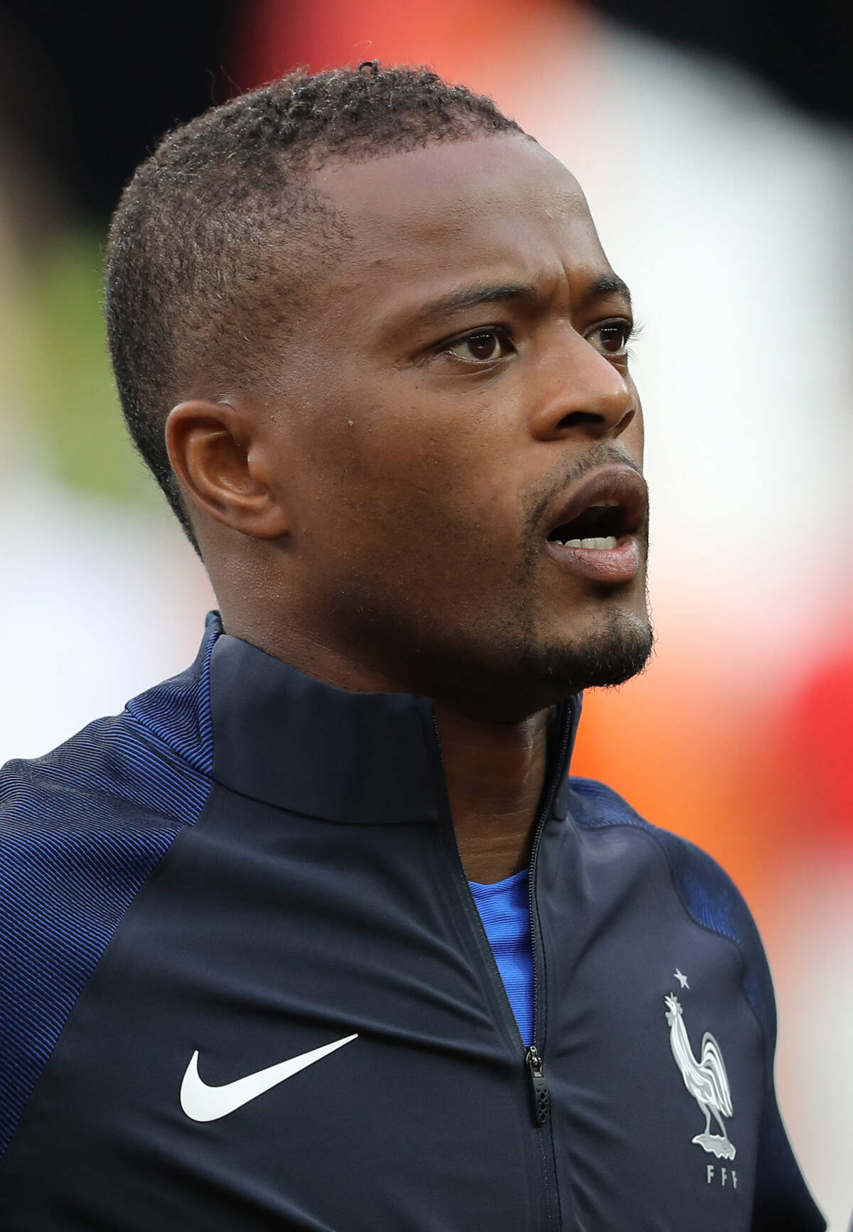 Photo : Patrice Evra au match d'ouverture de l'Euro 2016, France ...