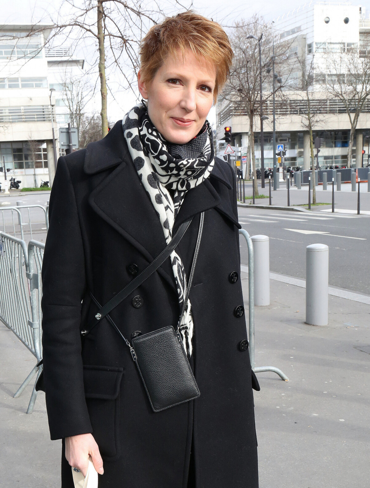 Photo : Natacha Polony quitte les studios de RMC à Paris, France, le 5 ...
