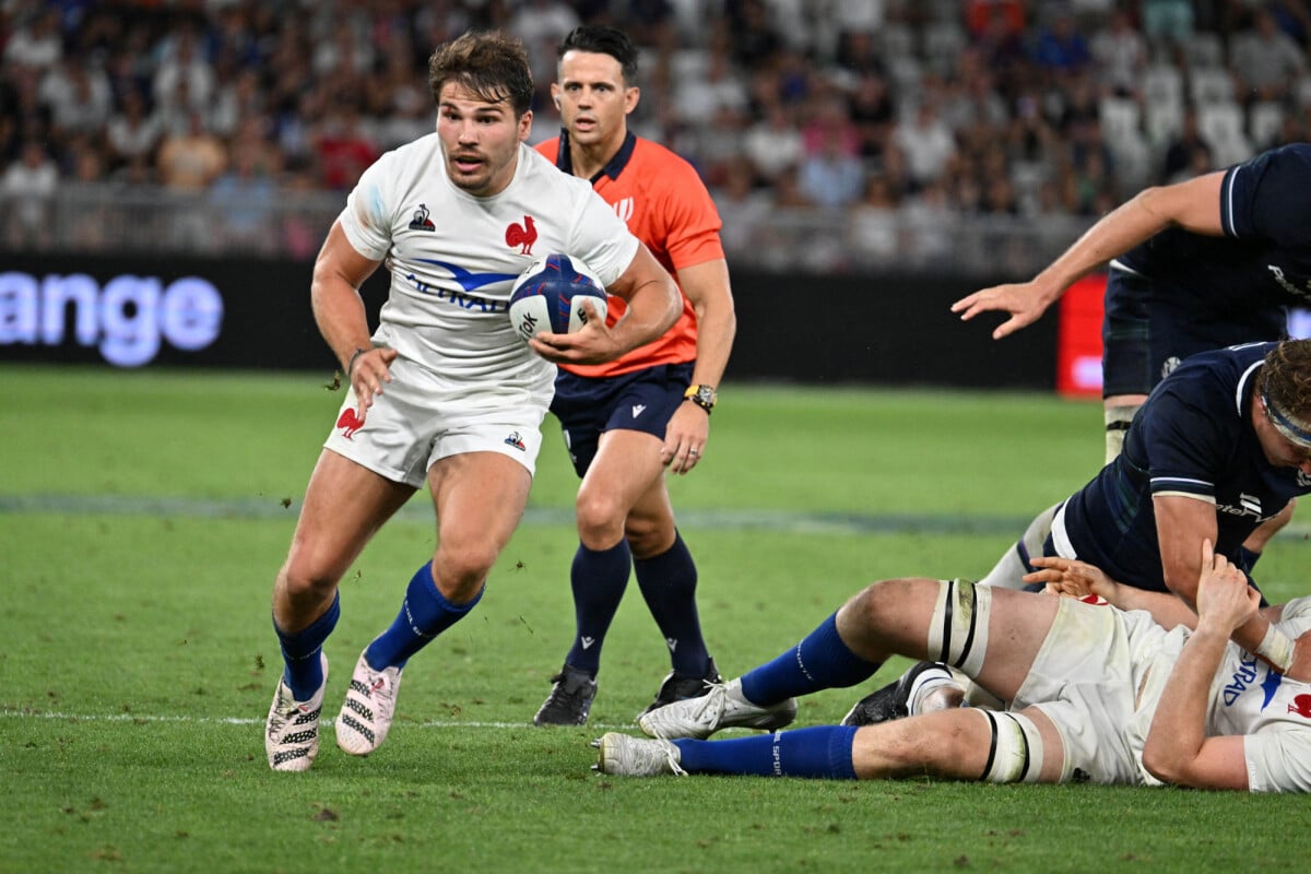 Photo : Antoine Dupont (france) : France vs Ecosse (30-27) - Match ...