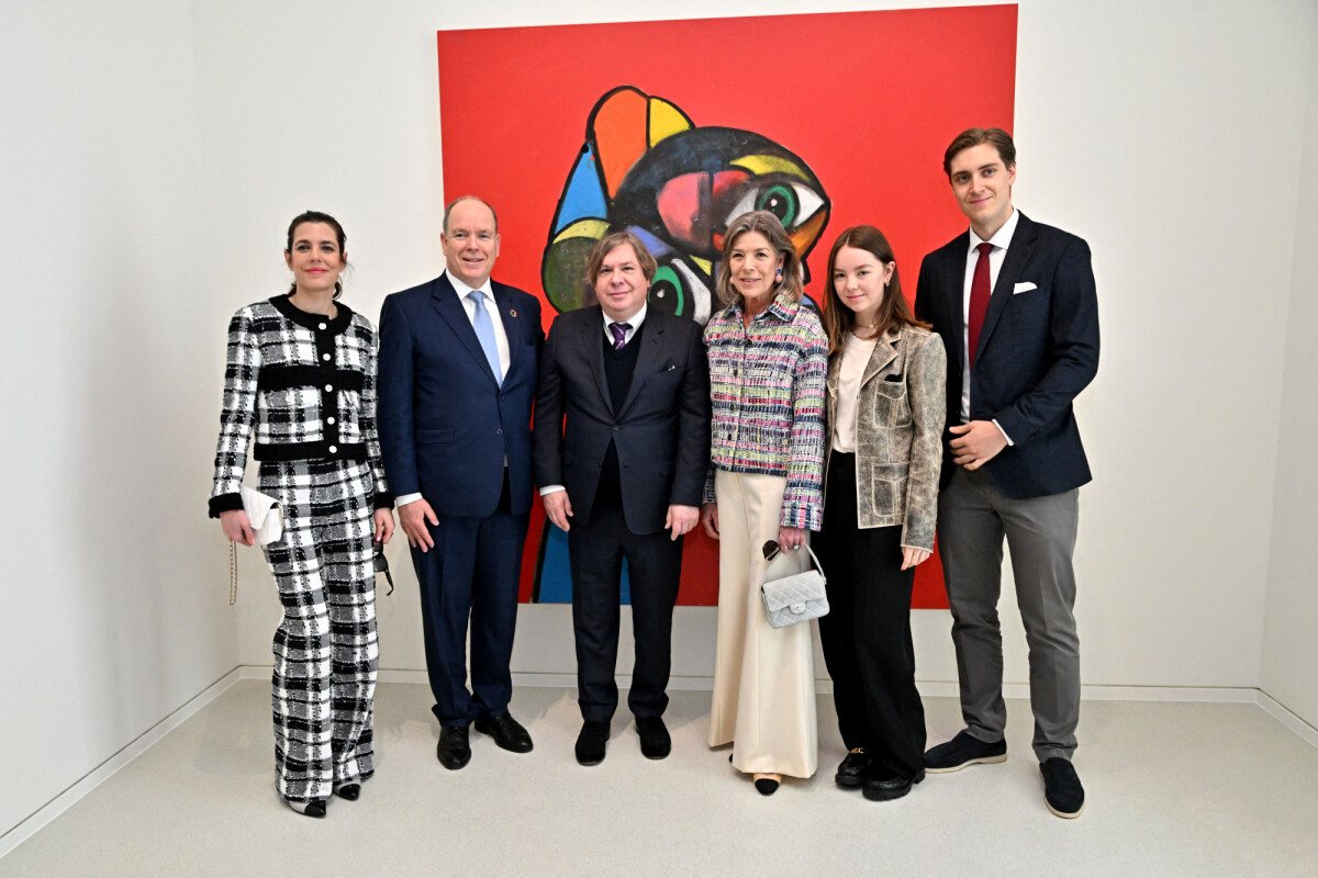 Photo : Charlotte Casiraghi, le prince Albert II de Monaco, George ...