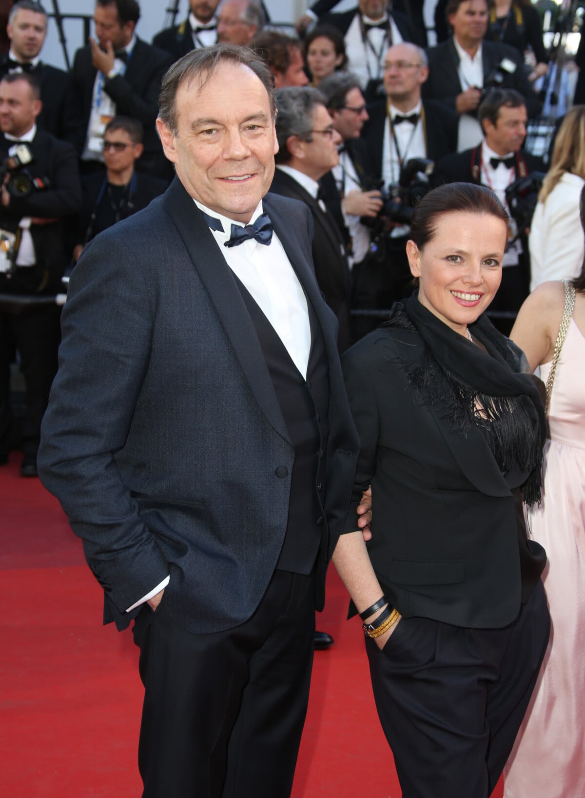 Photo : Xavier Couture et sa compagne Emmanuelle Gaume avant la ...