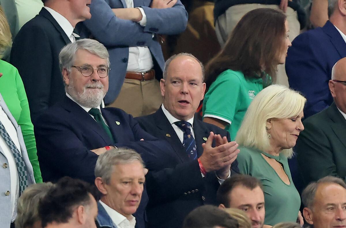 Photo : Le prince Albert était ravi de voir la victoire des Irlandais ...