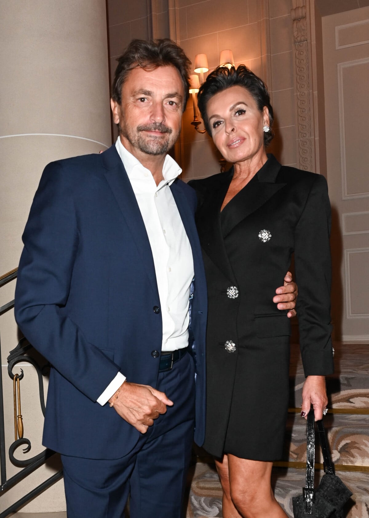 Photo : Henri Leconte et sa compagne Maria Dowlatshahi - Soirée du ...