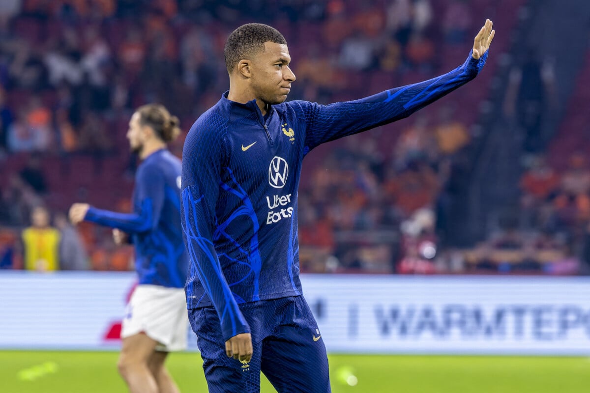 Photo : Kylian Mbappé totalise désormais 42 réalisations avec les Bleus ...