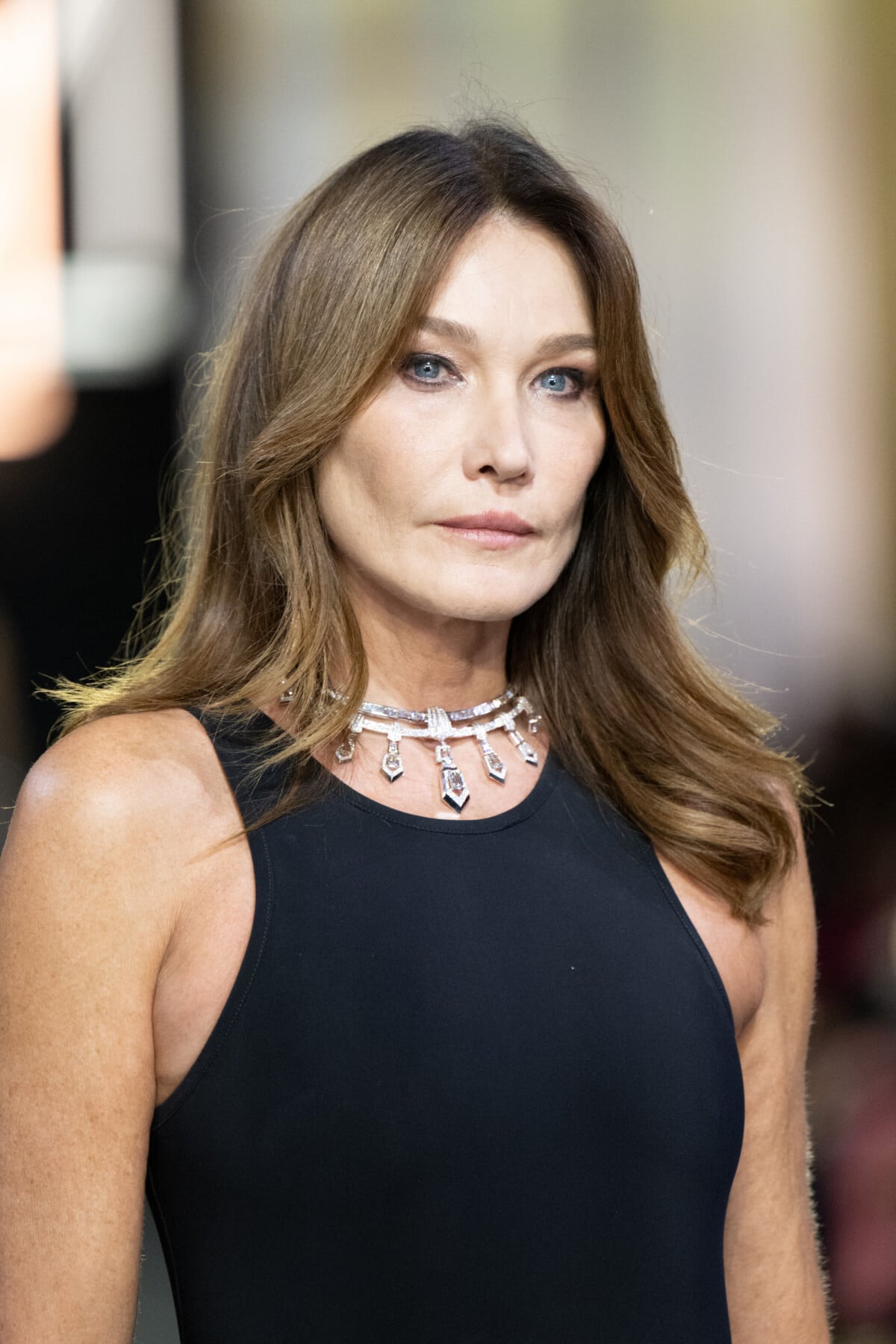 Photo : Carla Bruni - Défilé Messika Haute Joaillerie 2023 au Pavillon ...