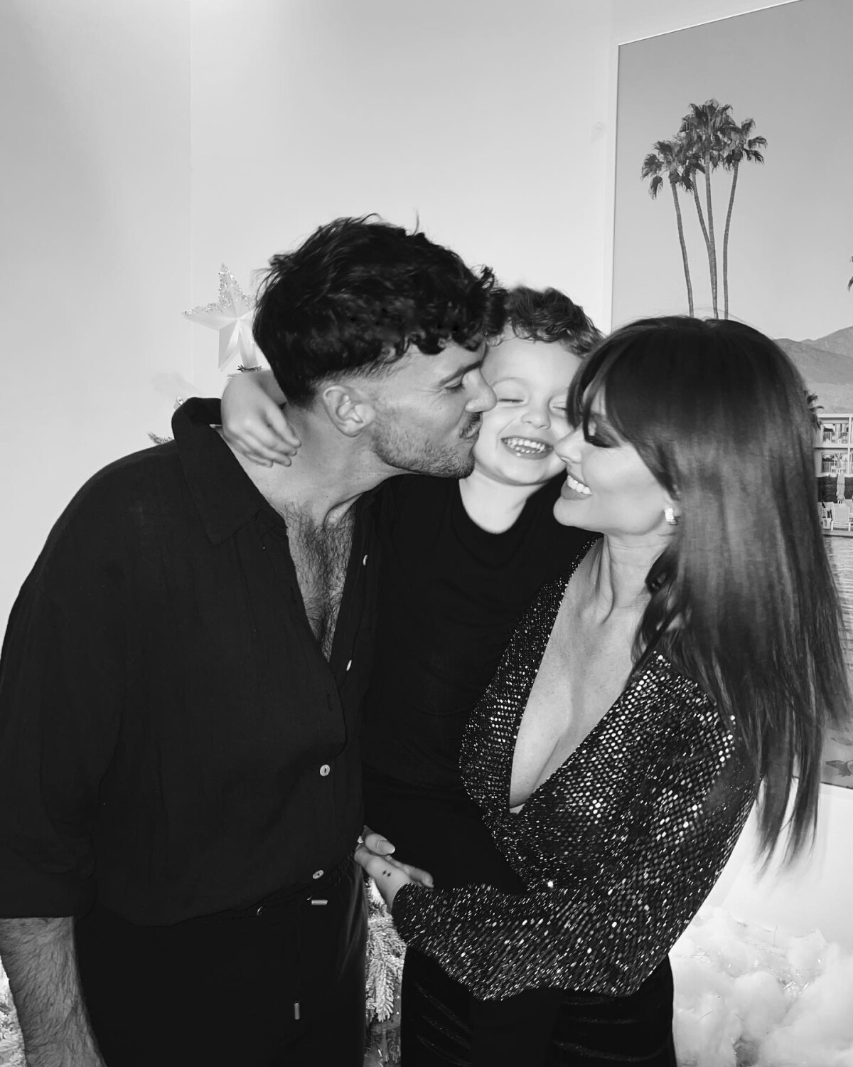 Photo : Notamment avec son mari Hugo Philip et leur fils Marlon ...