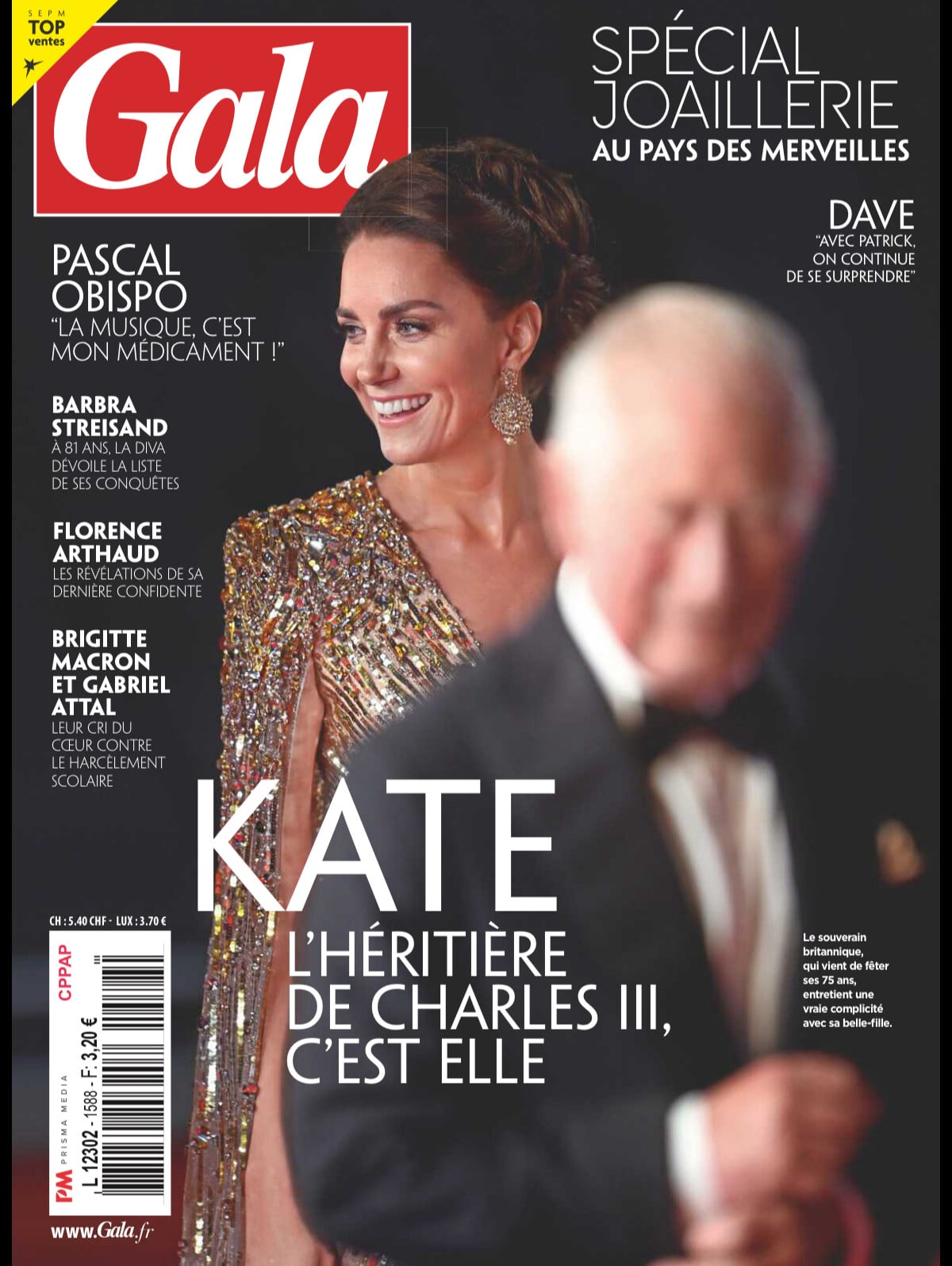 Photo : Couverture du magazine "Gala" du jeudi 16 novembre 2023 ...