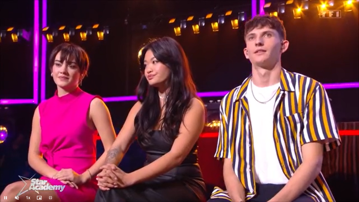 Photo : Lola, Marie-Maud et Victorien, "Star Academy 2023". - Purepeople