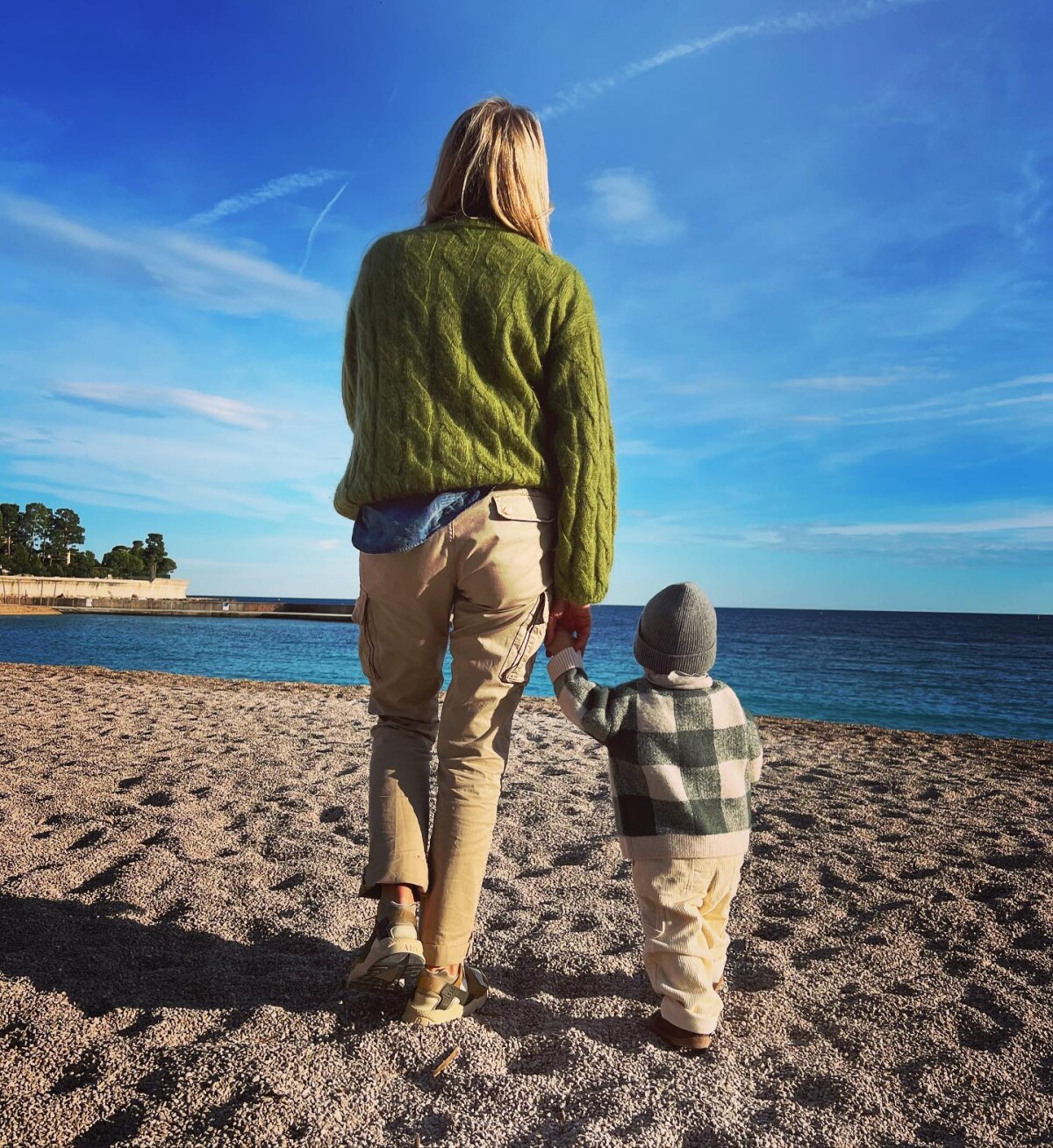 Photo : Ce week-end, Estelle Lefébure a retrouvé son petit-fils Estelle ...