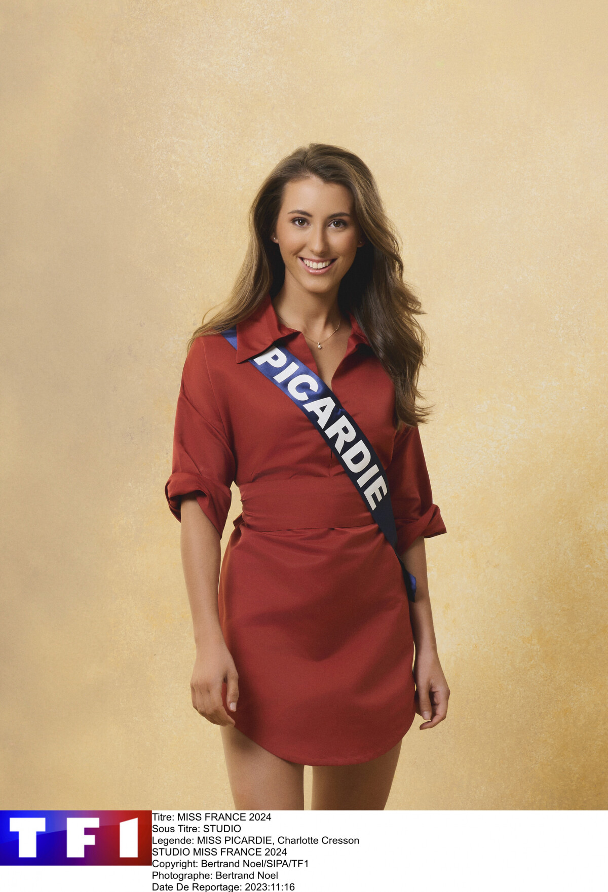 Photo : Miss Picardie, Charlotte Cresson, candidate à Miss France 2024 ...