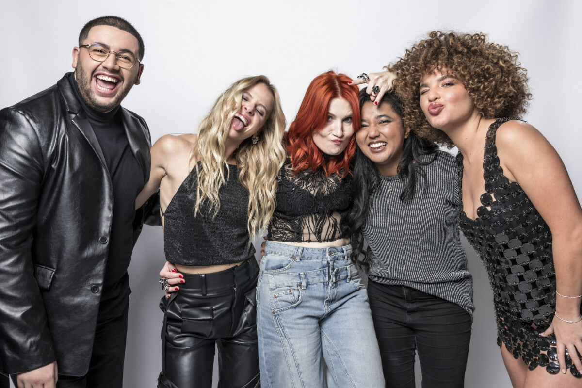Photo : Exclusif - Adeline Toniutti, Ahcene, Carla, Anisha Jo, Lea Haddad - Enregistrement de l ...