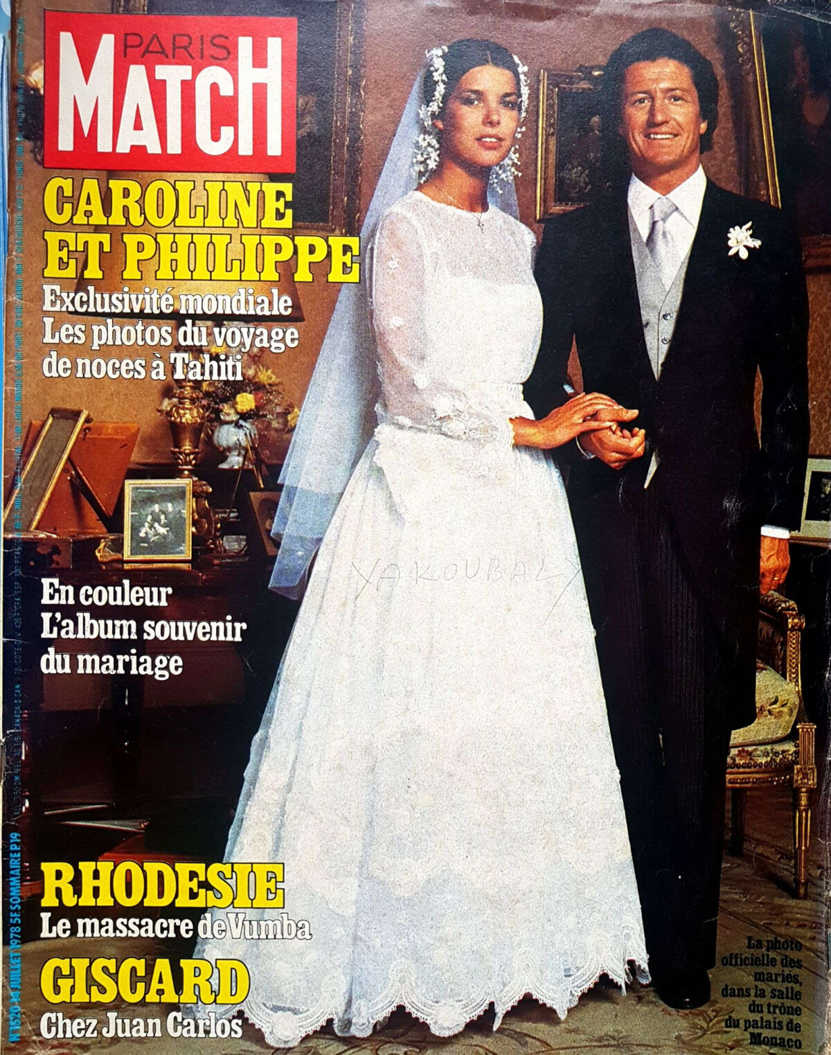 Photo : Paris Match avait fait sa couverture avec le mariage de ...