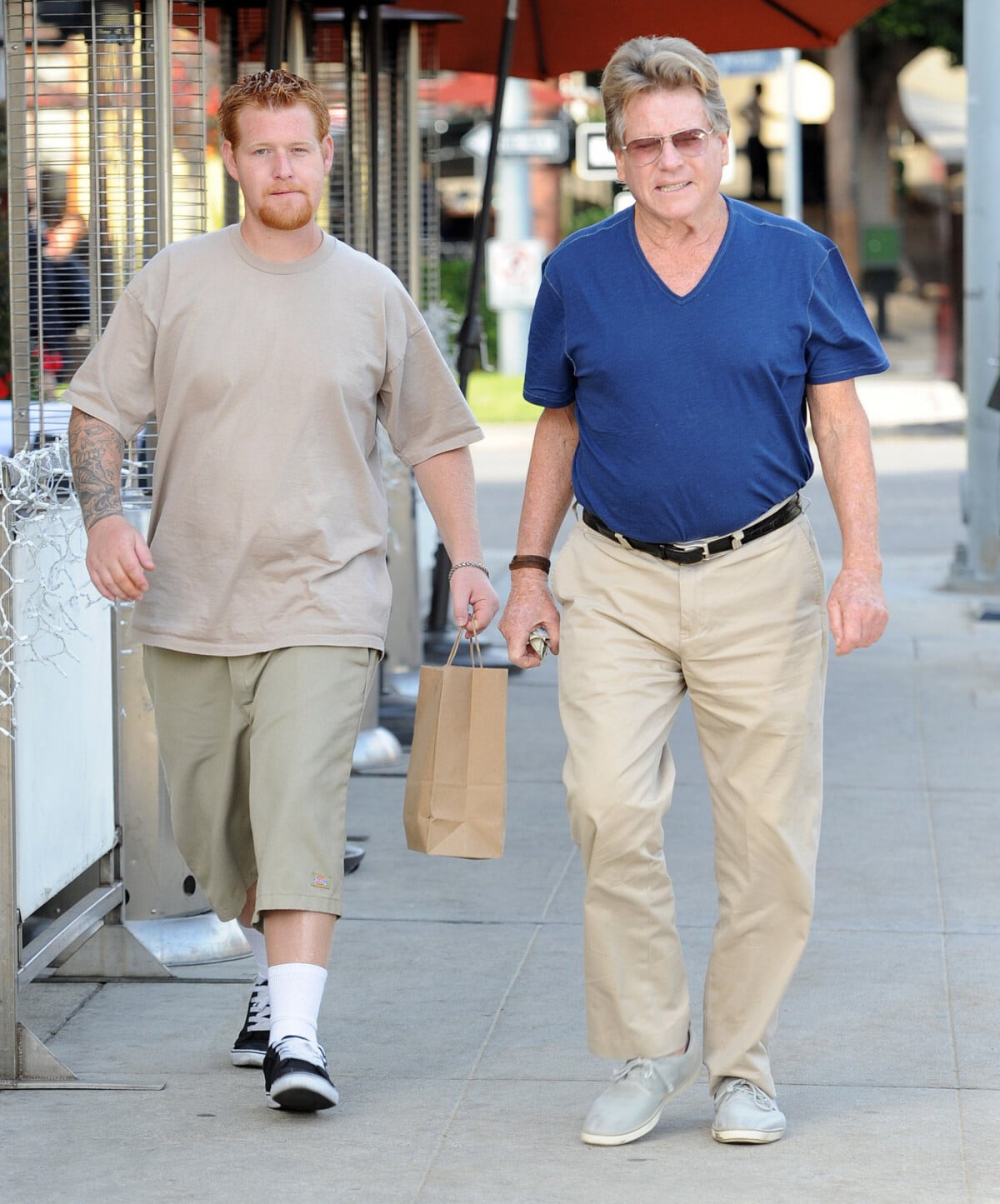 Photo : Exclusif - Ryan O'Neal et son fils Redmond a Brentwood Los ...