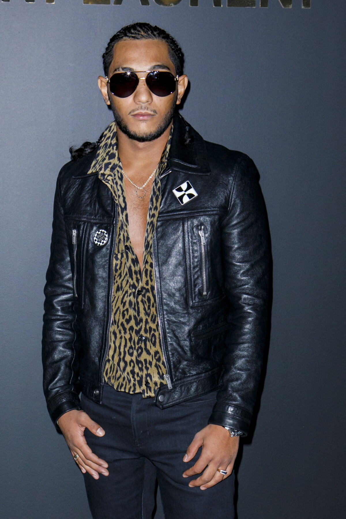 Photo : Dylan Robert - Photocall du défilé Saint Laurent collection ...