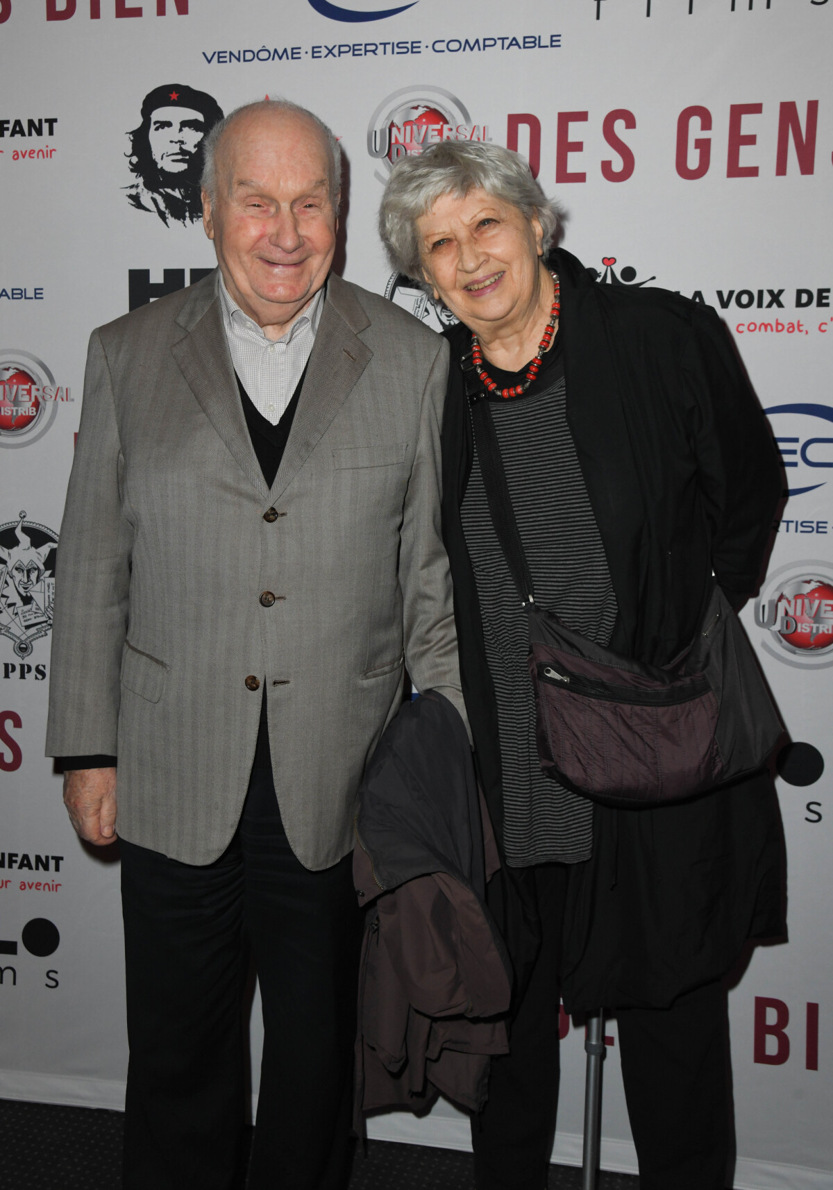 Photo : Michel Bouquet et sa femme Juliette Carré - Avant-première du ...