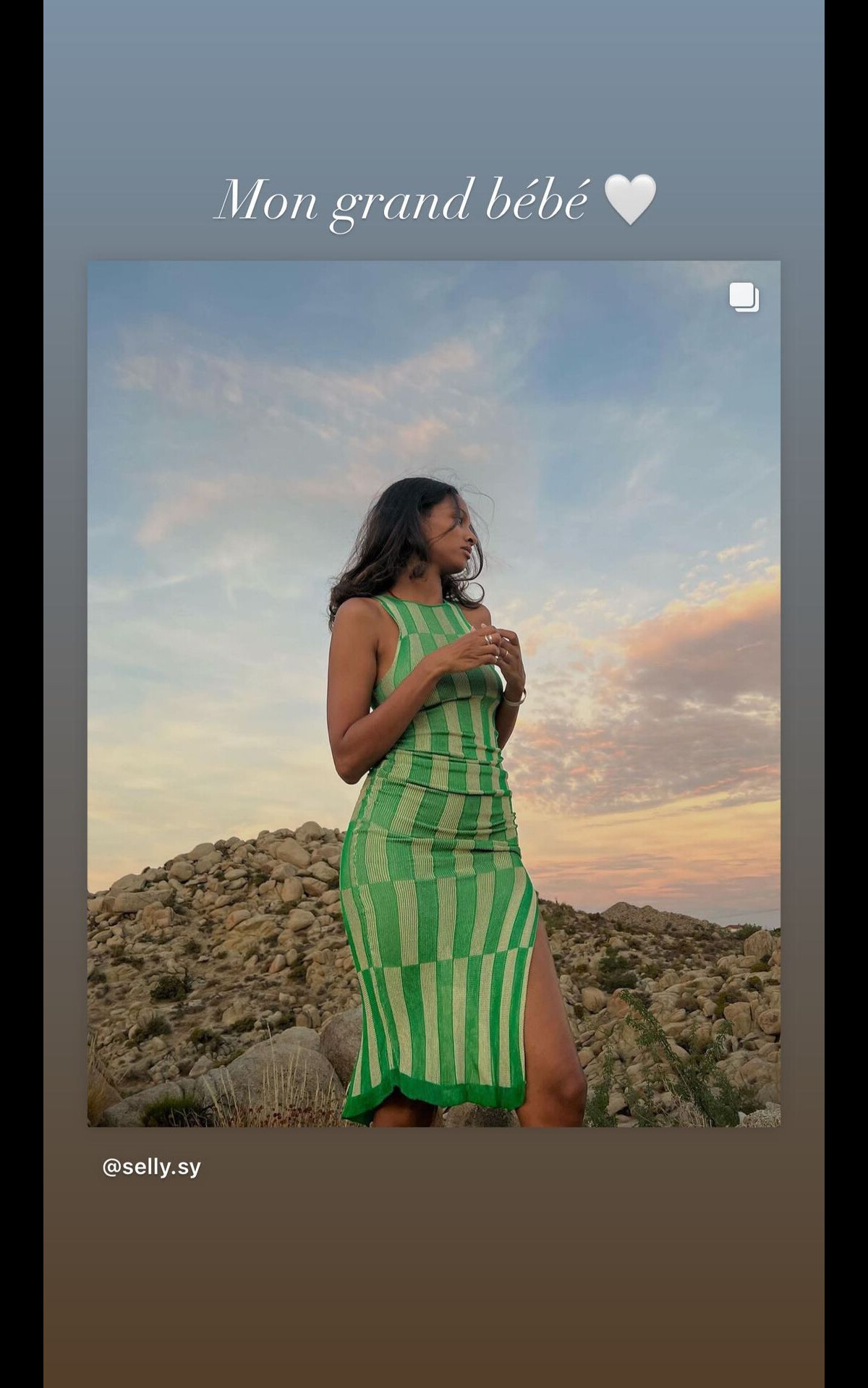 Photo : Et le fait savoir sur Instagram avec de superbes photos. Selly ...