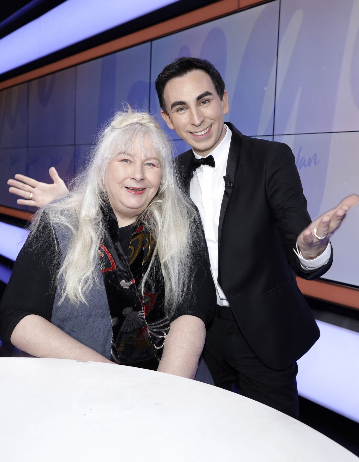 Photo : Exclusif - Yolande Moreau et Jordan de Luxe - Enregistrement de ...