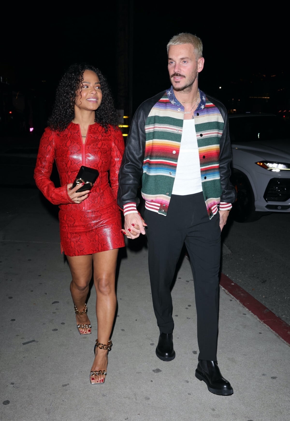 Photo : M.Pokora et Christina Milian à Los Angeles. - Purepeople