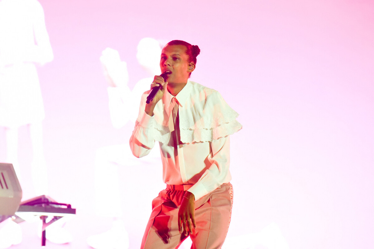 Photo : Concert de Stromae au festival Rock en Seine dans le parc de ...