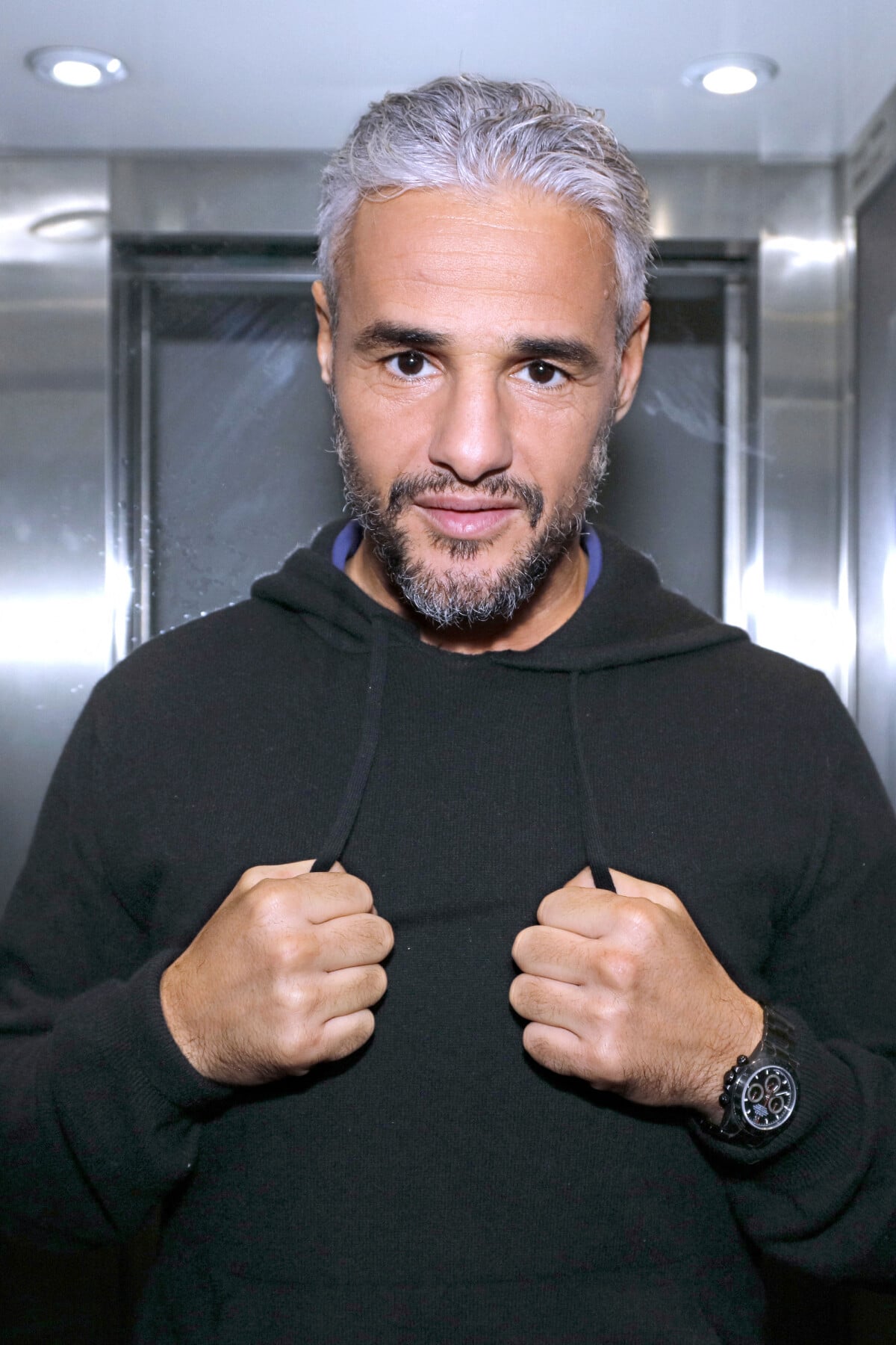 Photo : Portrait de Farid Khider lors de l'enregistrement de l'émission ...
