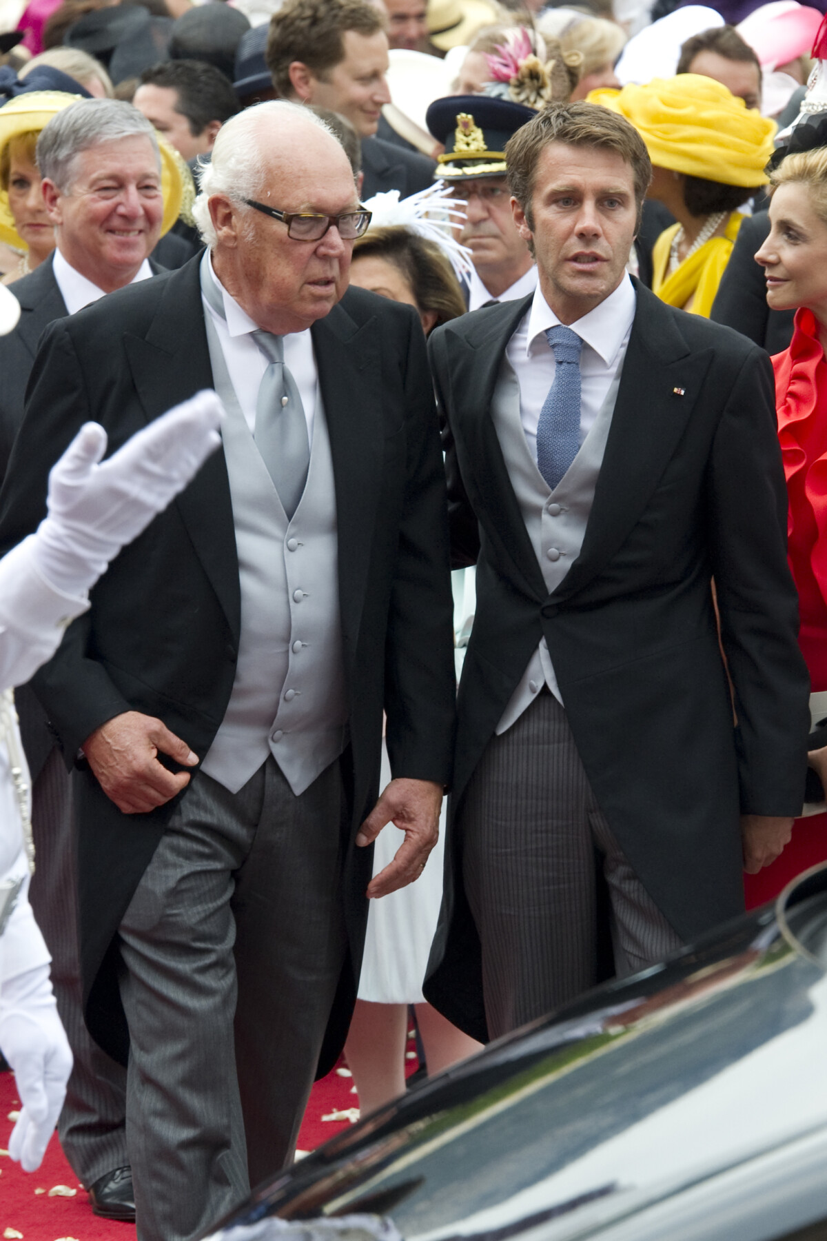 Photo : Le prince Victor-Emmanuel de Savoie, le prince Emmanuel-Philibert de Savoie, la ...