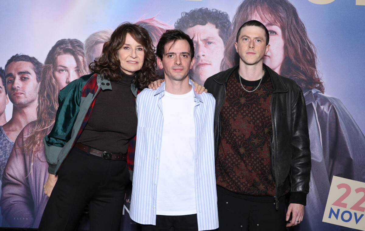 Photo : Valérie Lemercier, Bryan Marciano et Finnegan Oldfield - Avant-première du film "L'arche ...