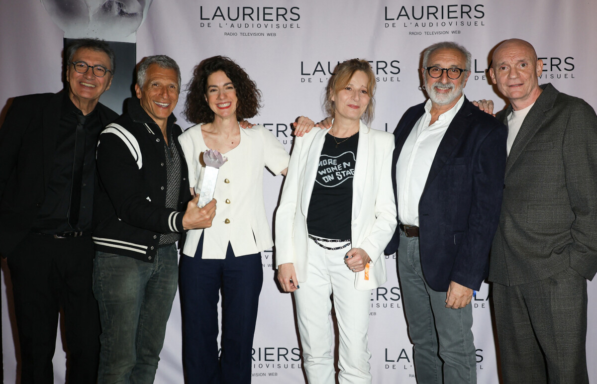Photo : Patrice Cramer, Nagui, Cléa Vincent, Christine Lidon, Gérard ...