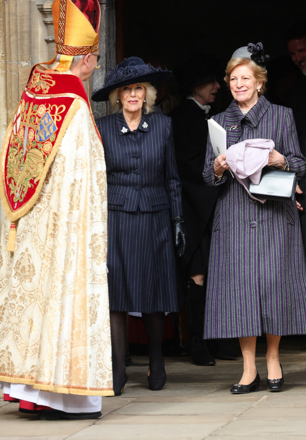 Photo : Reine Camilla et Reine Anne-Marie de Grèce - Messe en hommage ...