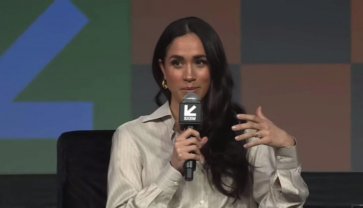 Photo : Meghan Markle lors de son speech à la conférence au Texas ...