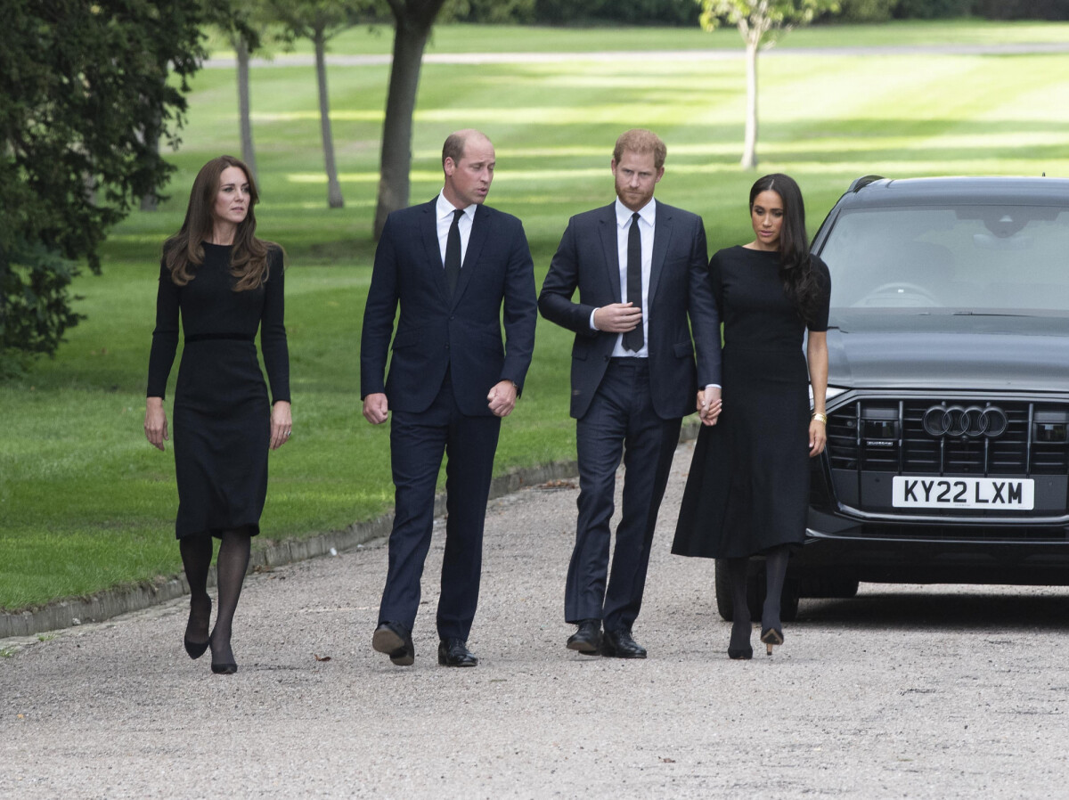 Photo : Kate Middleton, le prince William, le prince Harry et Meghan ...