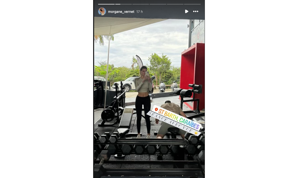 Photo : Le rugbyman est parti en vacances avec sa compagne, Morgane ...