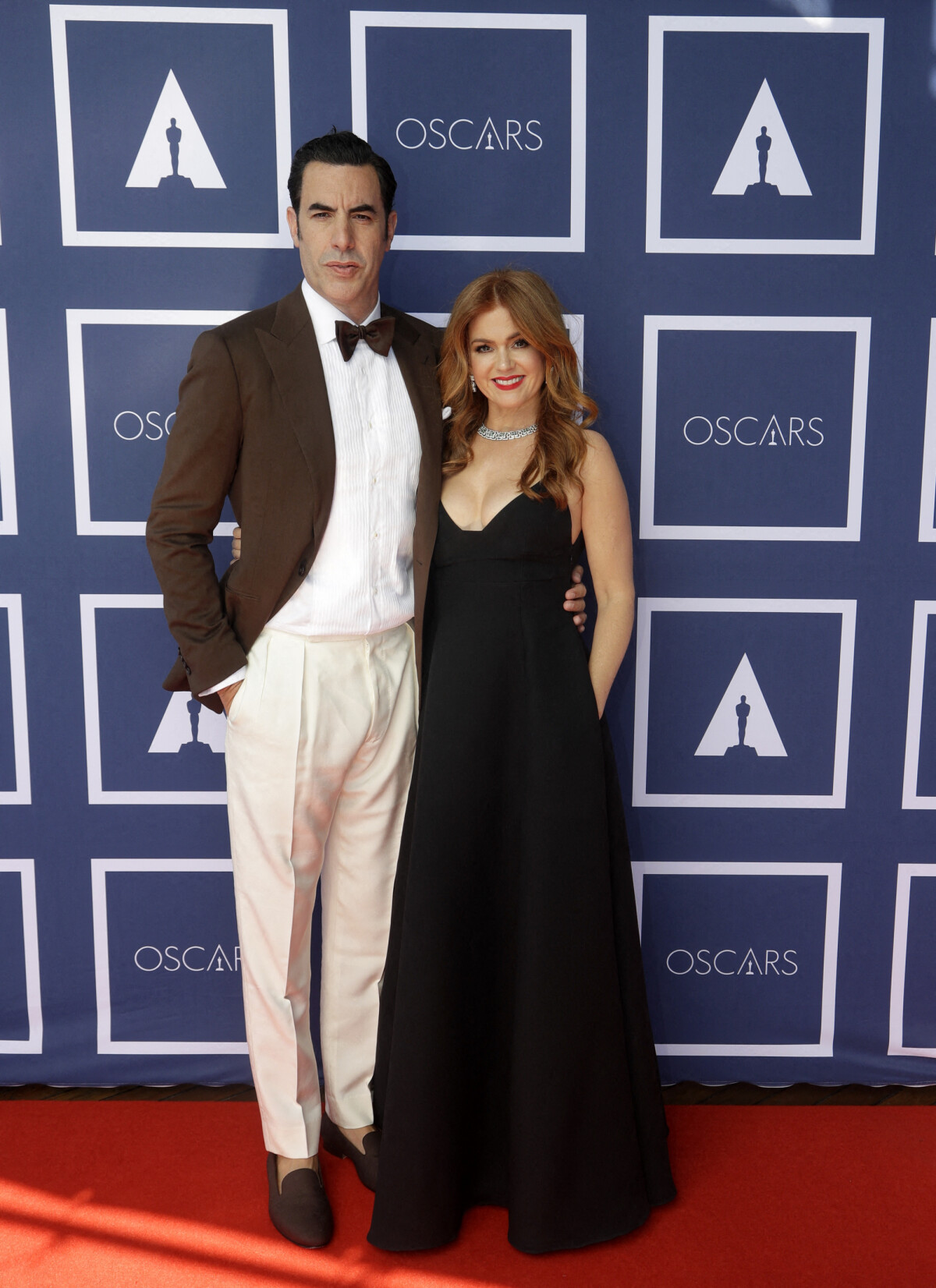 Photo : Sacha Baron Cohen et Isla Fisher assitent à une projection des ...