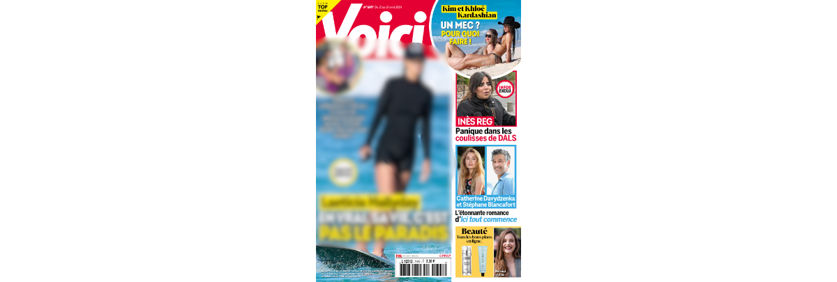 Photo : Couverture du magazine Voici. - Purepeople
