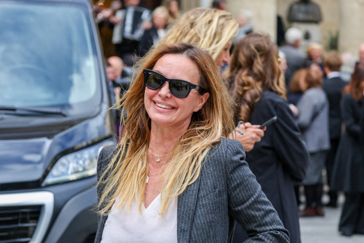 Photo : Agathe de La Fontaine - Sorties des obsèques du prince Jean ...