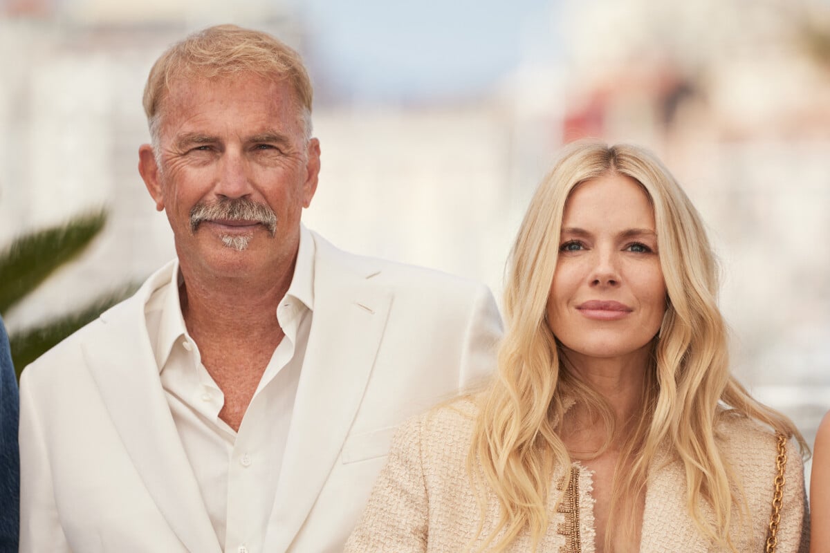 Photo : Kevin Costner, Sienna Miller - Photocall du film "Horizon : An ...