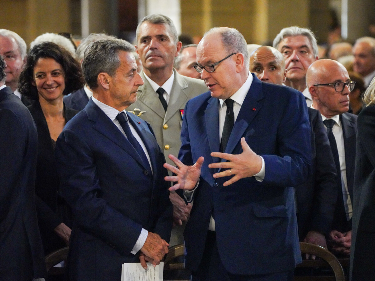 Photo : Nicolas Sarkozy, le prince Albert II de Monaco et Éric Ciotti ...