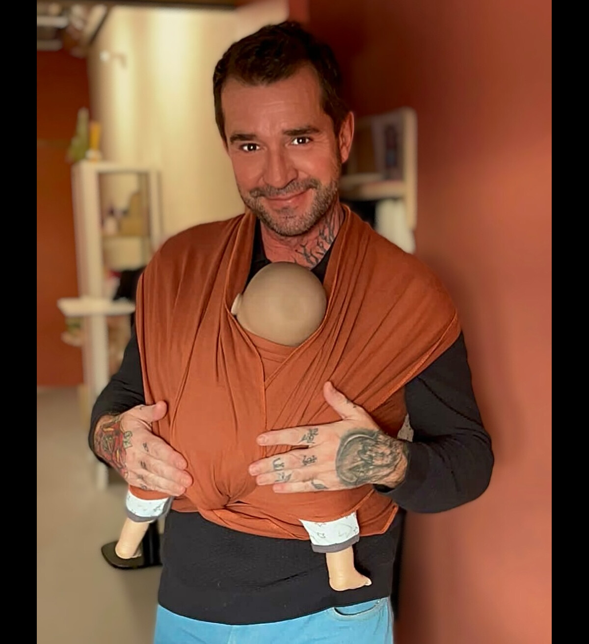 Photo : Mathieu se préparait à l'arrivée d'Ezio depuis près d'un an ...