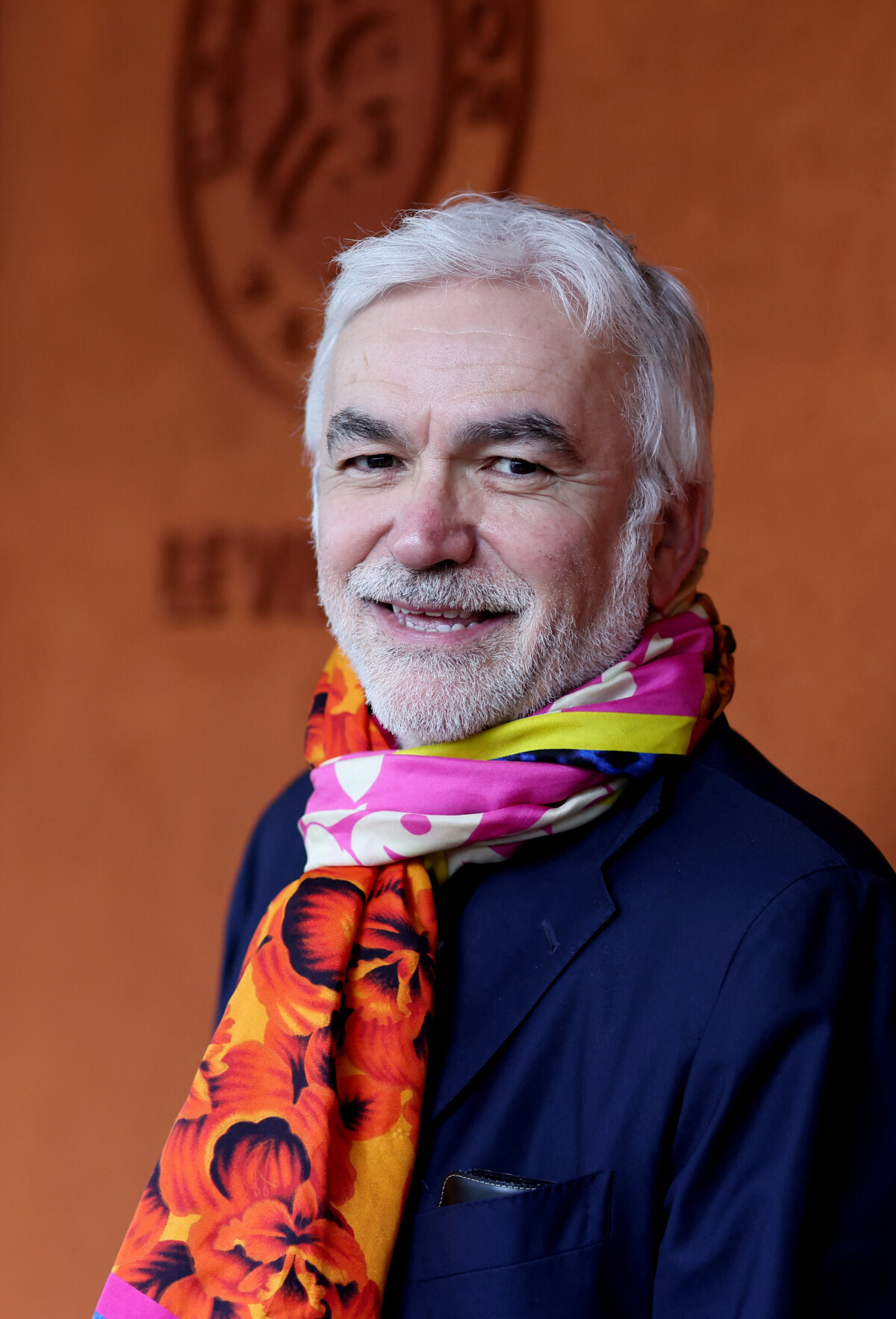 Photo : Pascal Praud au village lors des Internationaux de France de ...