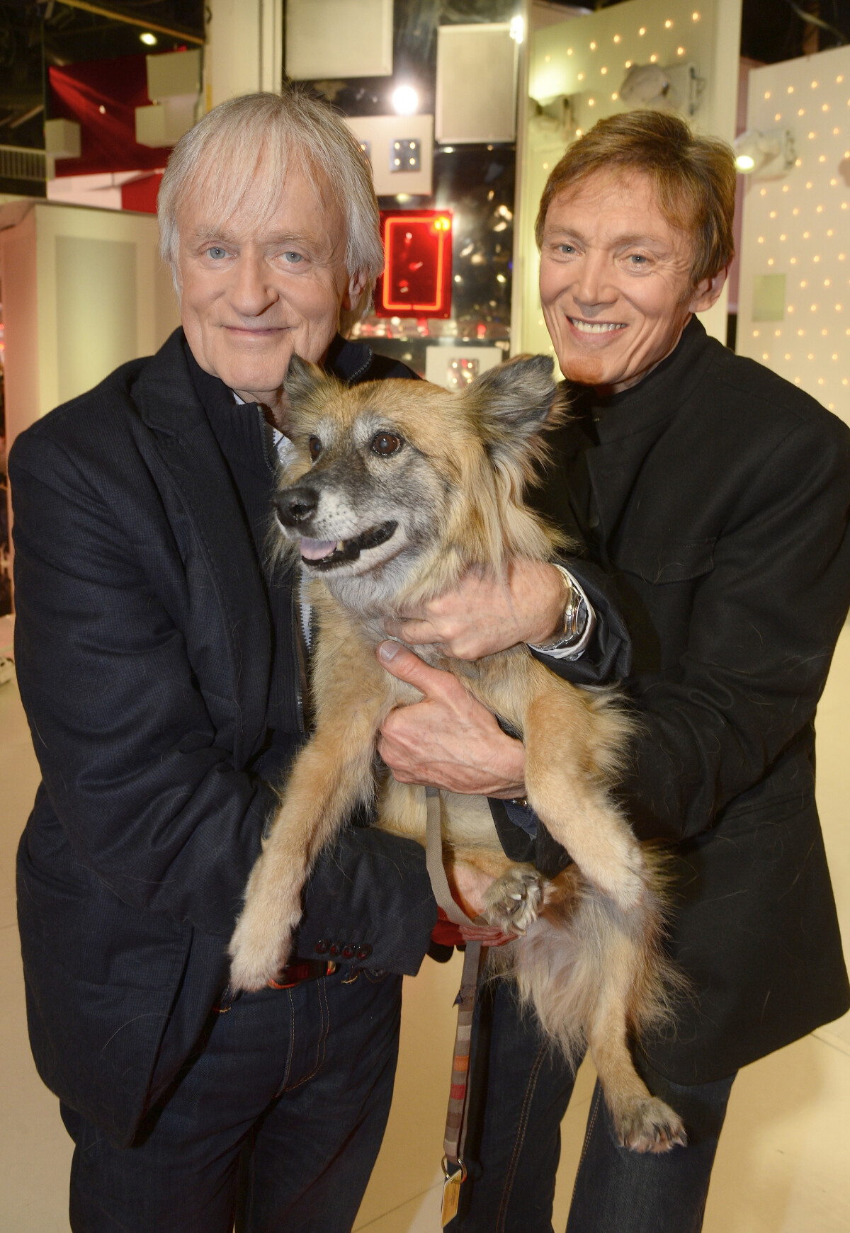 Photo : Dave et son compagnon Patrick Loiseau avec leur chien ...