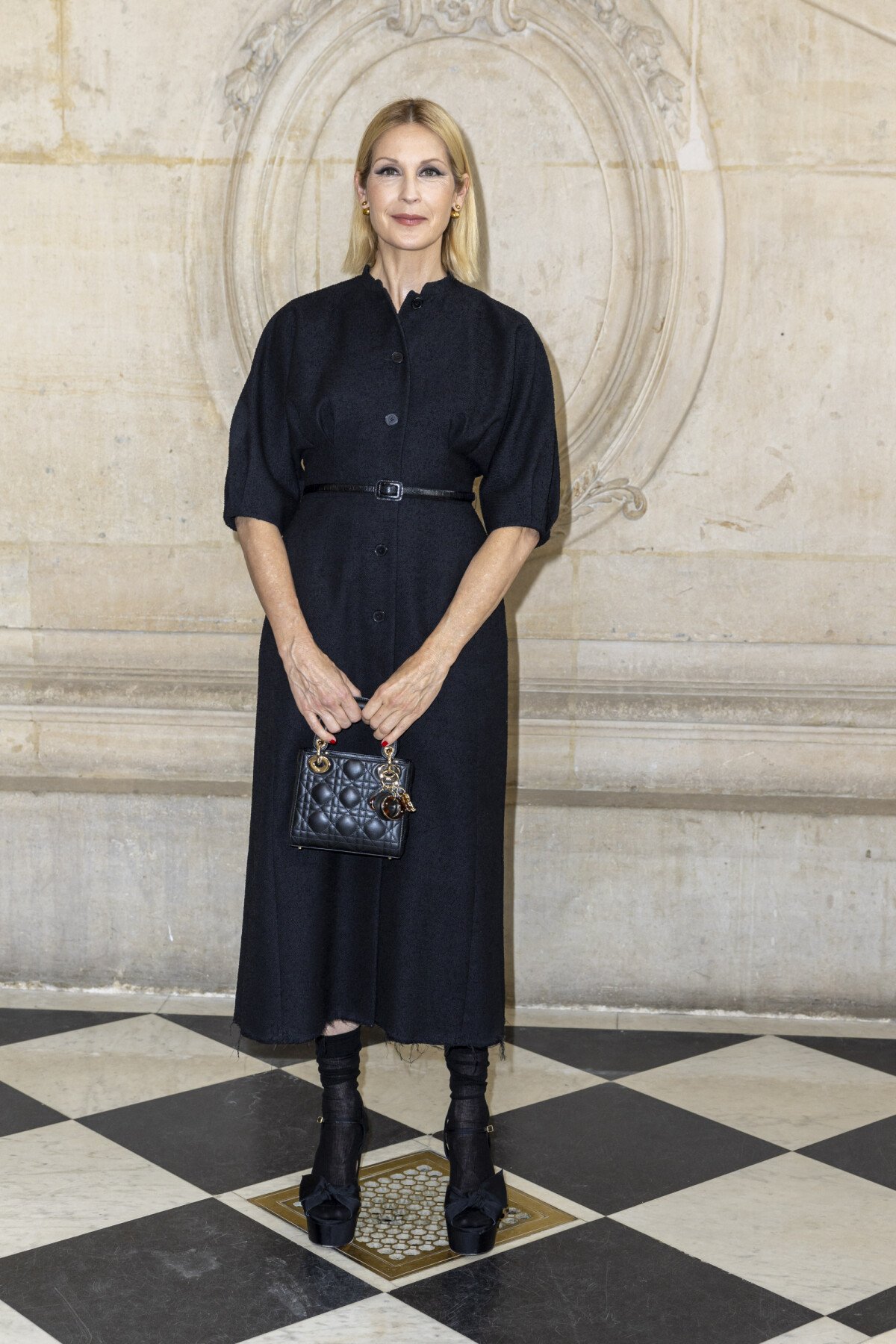Photo : Kelly Rutherford au photocall du défilé de mode Christian Dior ...