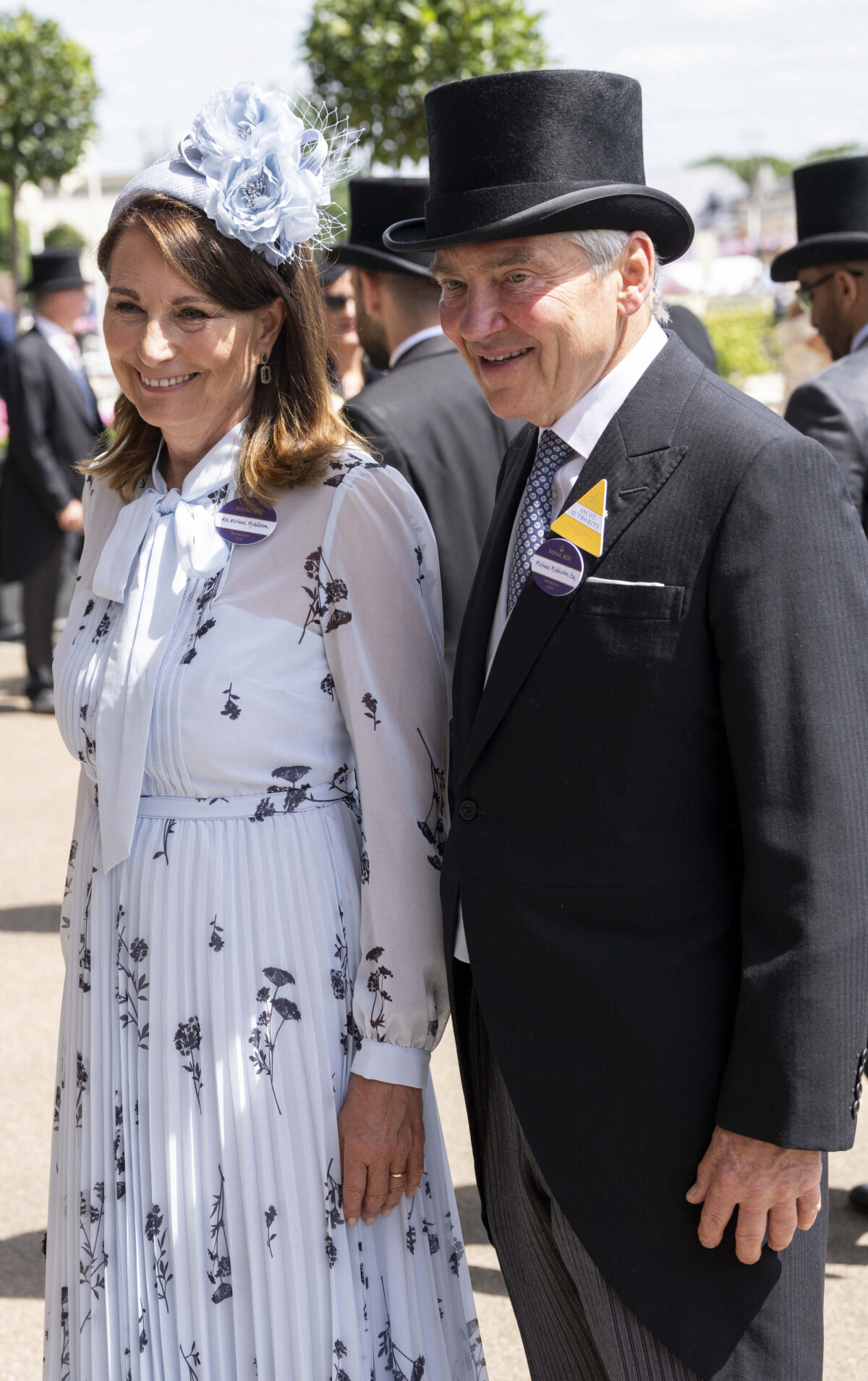 Photo : Michael Middleton, Carole Middleton - La famille royale d ...