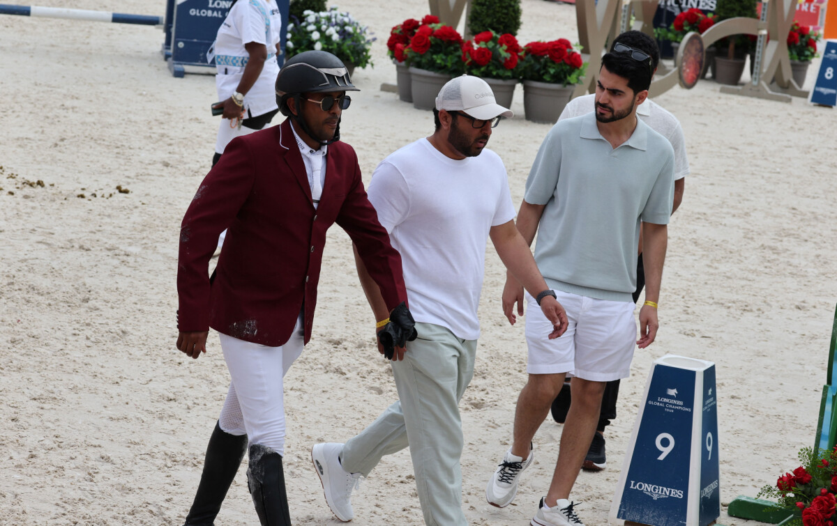 Photo : Le cavalier qatarien Bassem Hassan Mohammed - Jumping ...