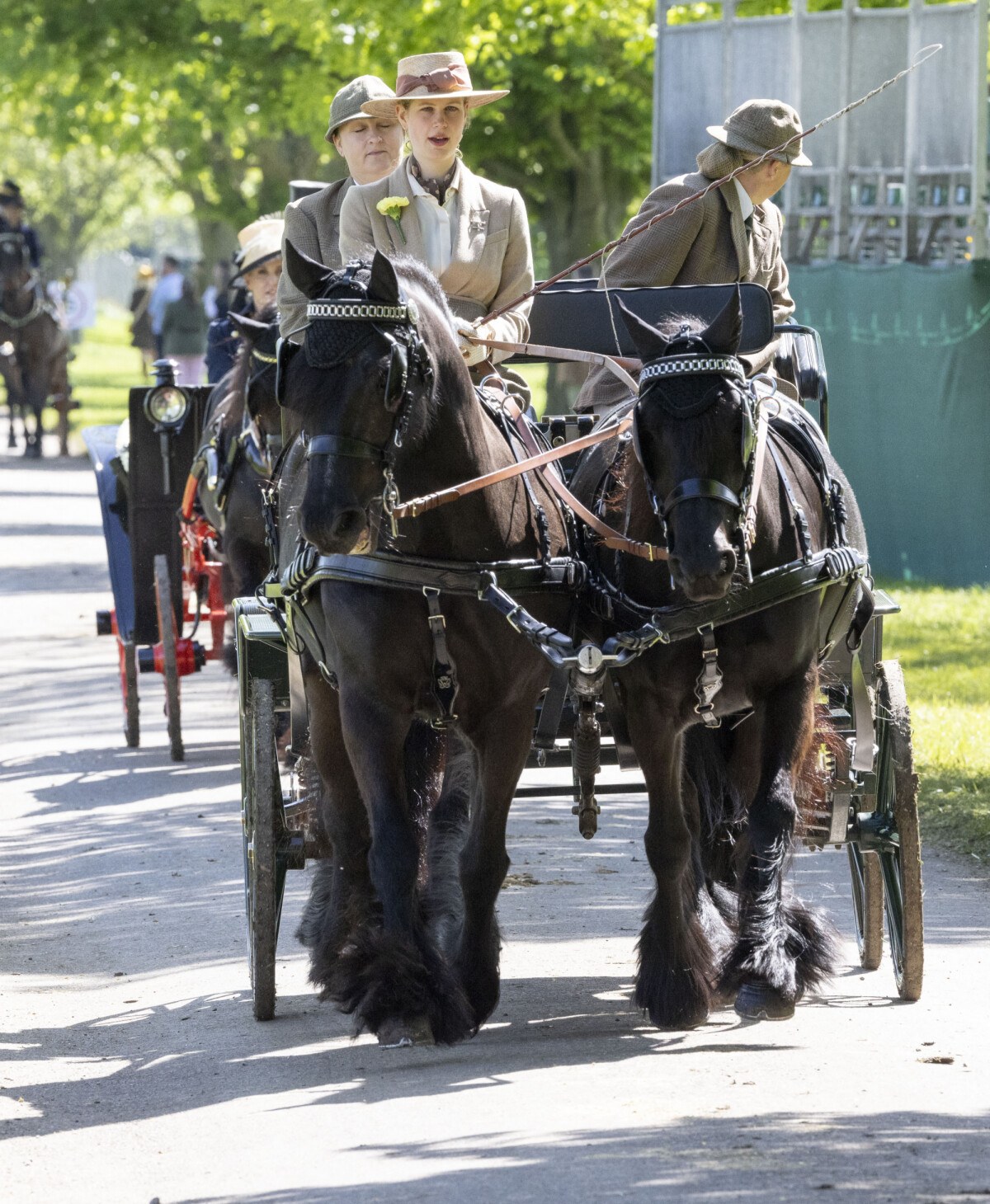 Photo : Louise Mountbatten-Windsor en calèche au "Royal Windsor Horse ...