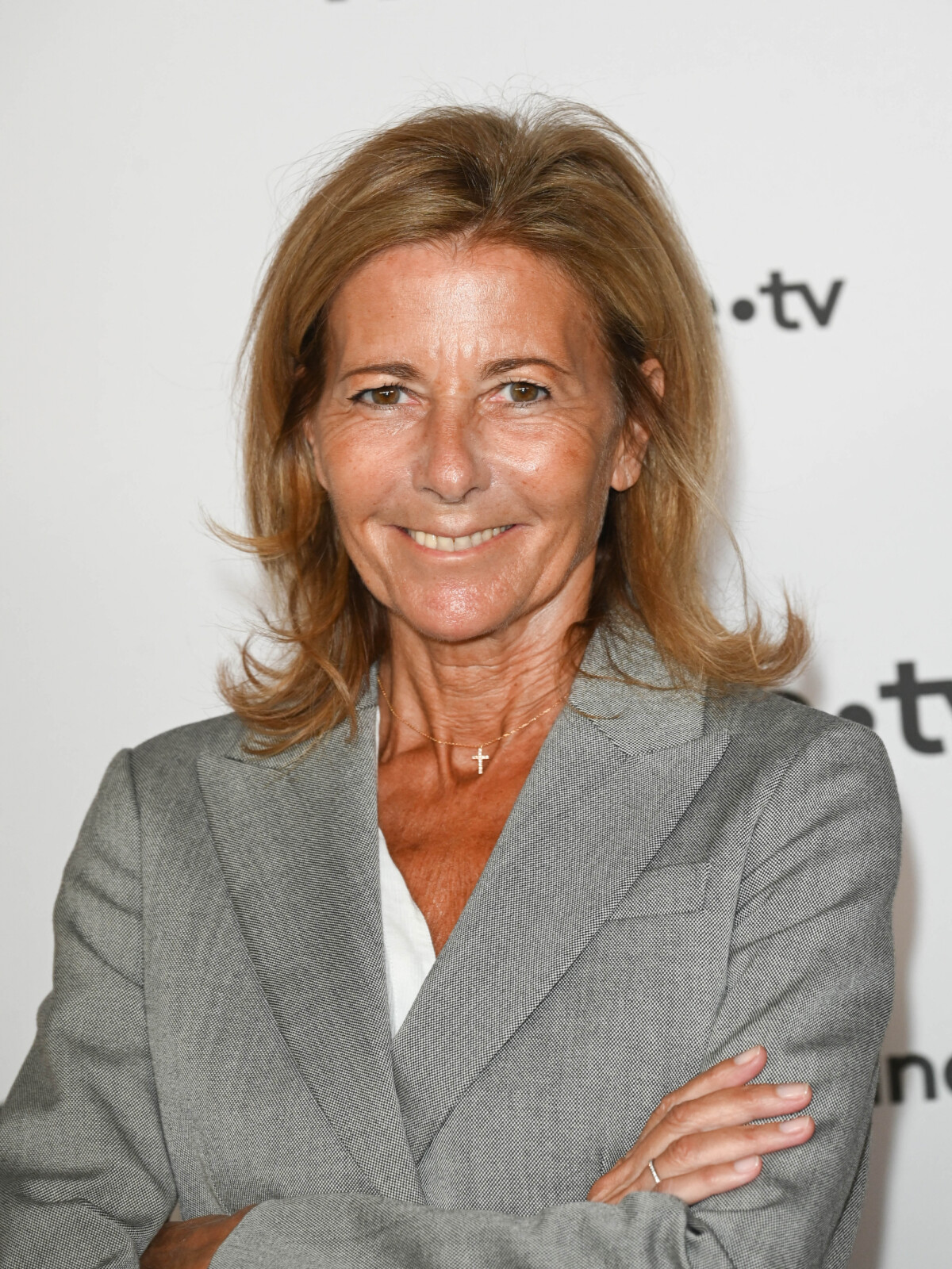 Photo : Claire Chazal au photocall pour la conférence de presse de ...