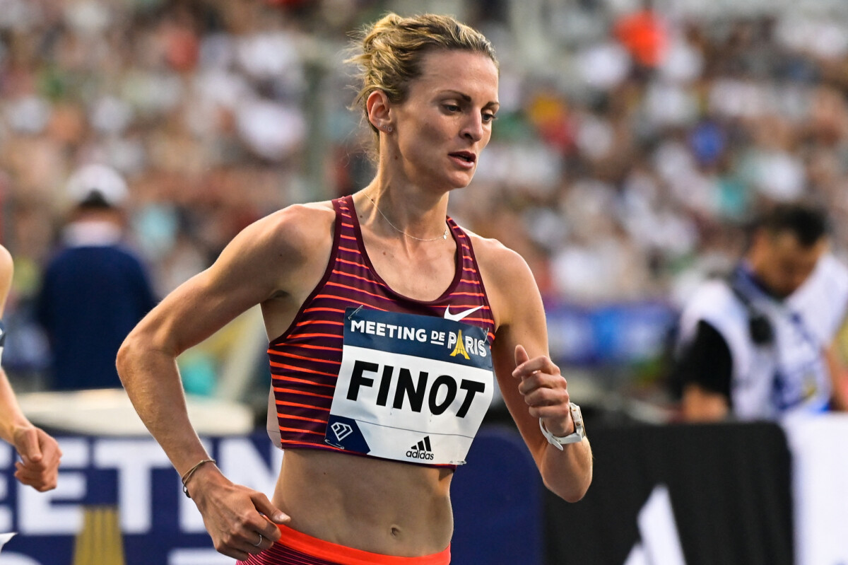 Photo : Alice Finot lors du meeting de Paris Wanda Diamond League ...