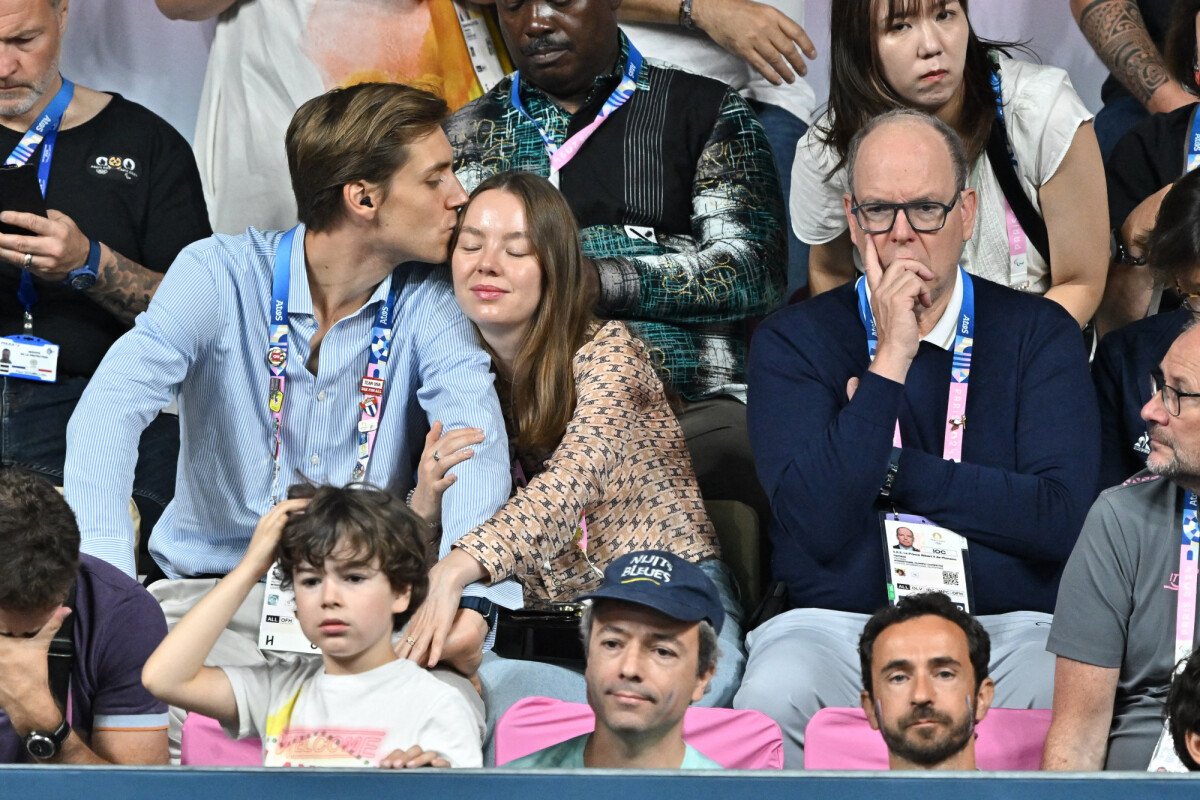 Photo : Ben-Sylvester Strautmann, Alexandra de Hanovre et le prince Albert de Monaco lors d'une ...